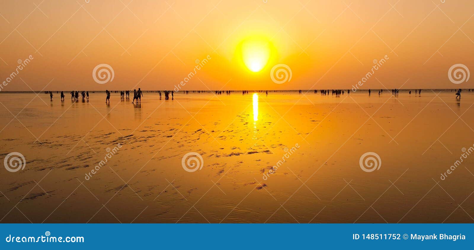 Jampore Beach, Daman, Gujarat, India Stock Photo - Image of nopeople ...