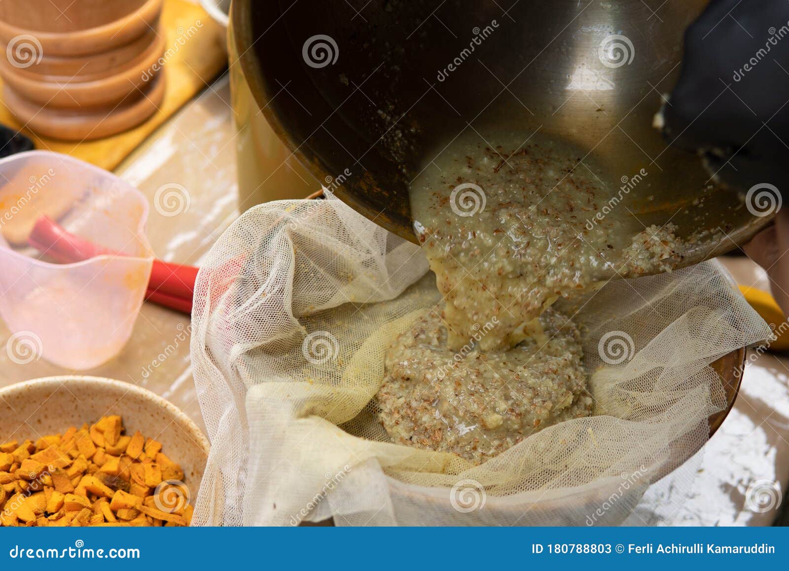 Jamu puree or jamu blend stock image. Image of drink - 180788803