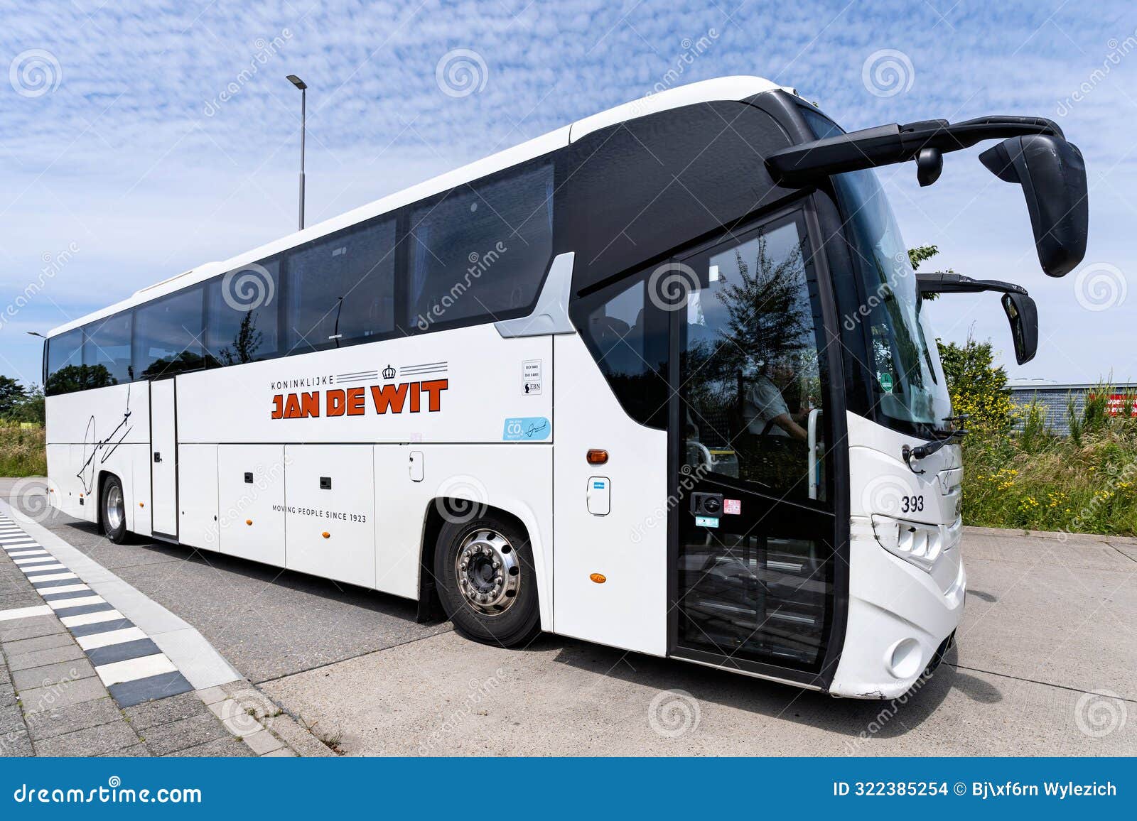 Jan De Wit Scania Interlink Bus Editorial Stock Image - Image of urban ...
