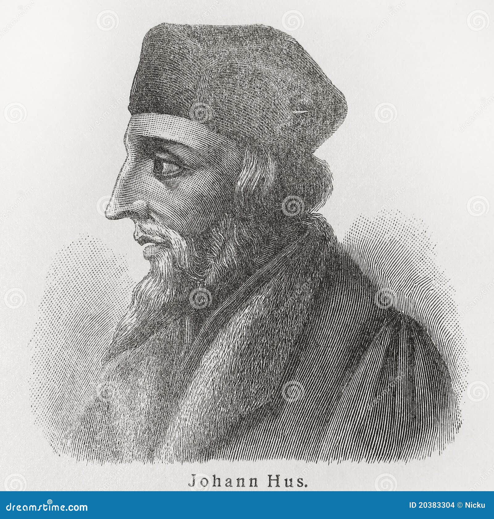 Jan Hus editorial stock image. Image of historical, celebrity - 20383304