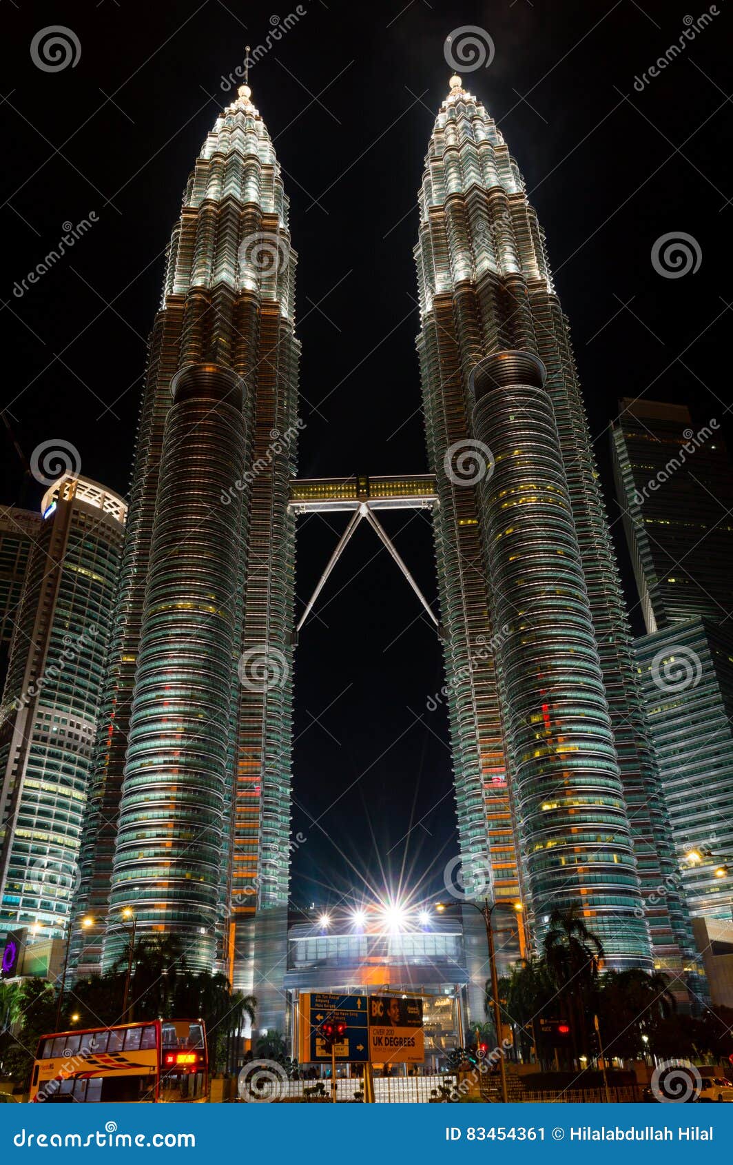 2 JAN 2017 KLCC in the NIGHT Editorial Photo - Image of kuala, tower ...
