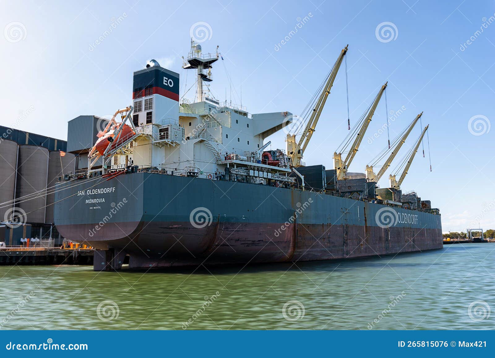 Jan Oldendorff in Newcastle Harbor, Australia Editorial Photo - Image ...