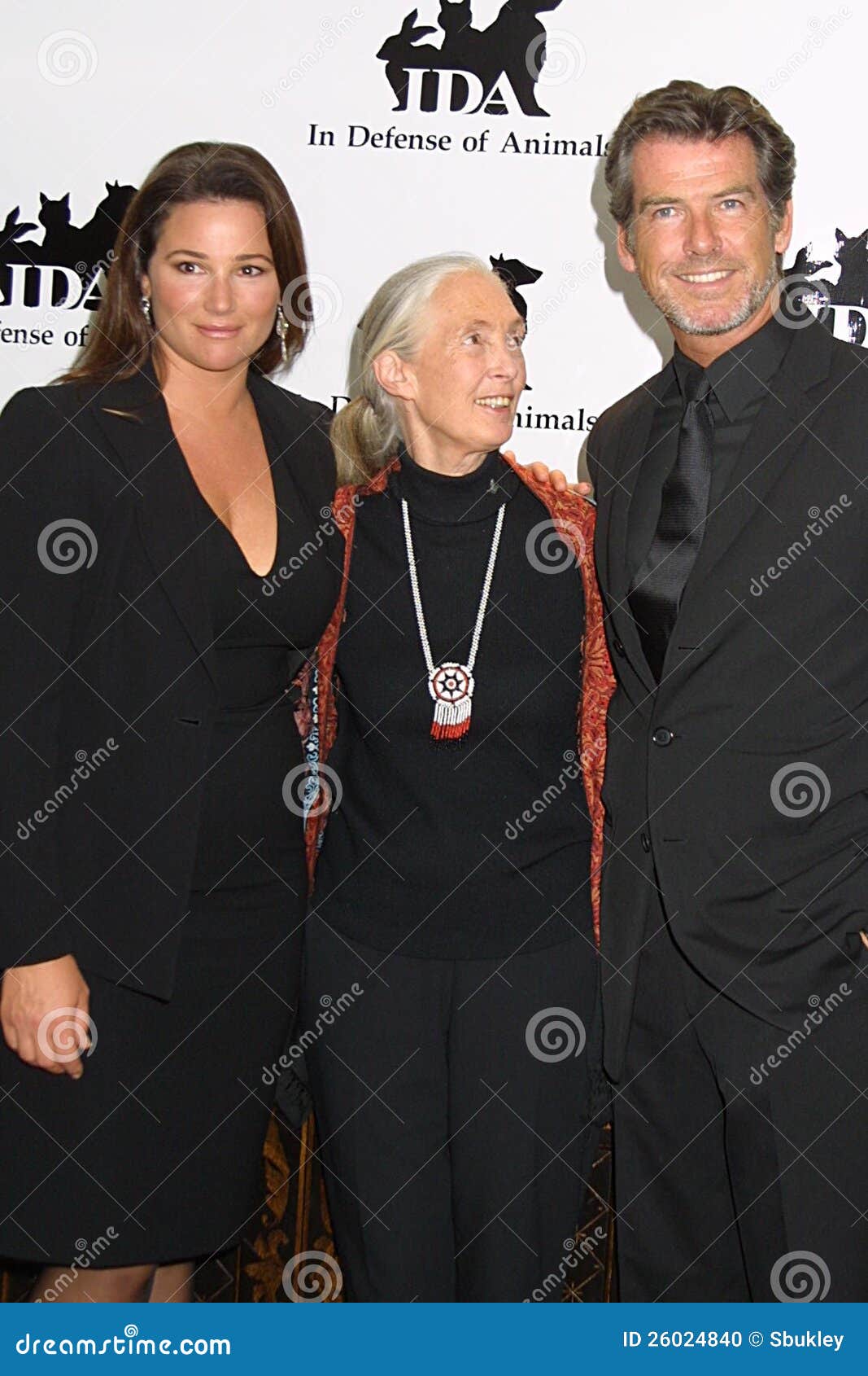 Jane Goodall,Pierce Brosnan,Shae Editorial Image - Image of keeley ...