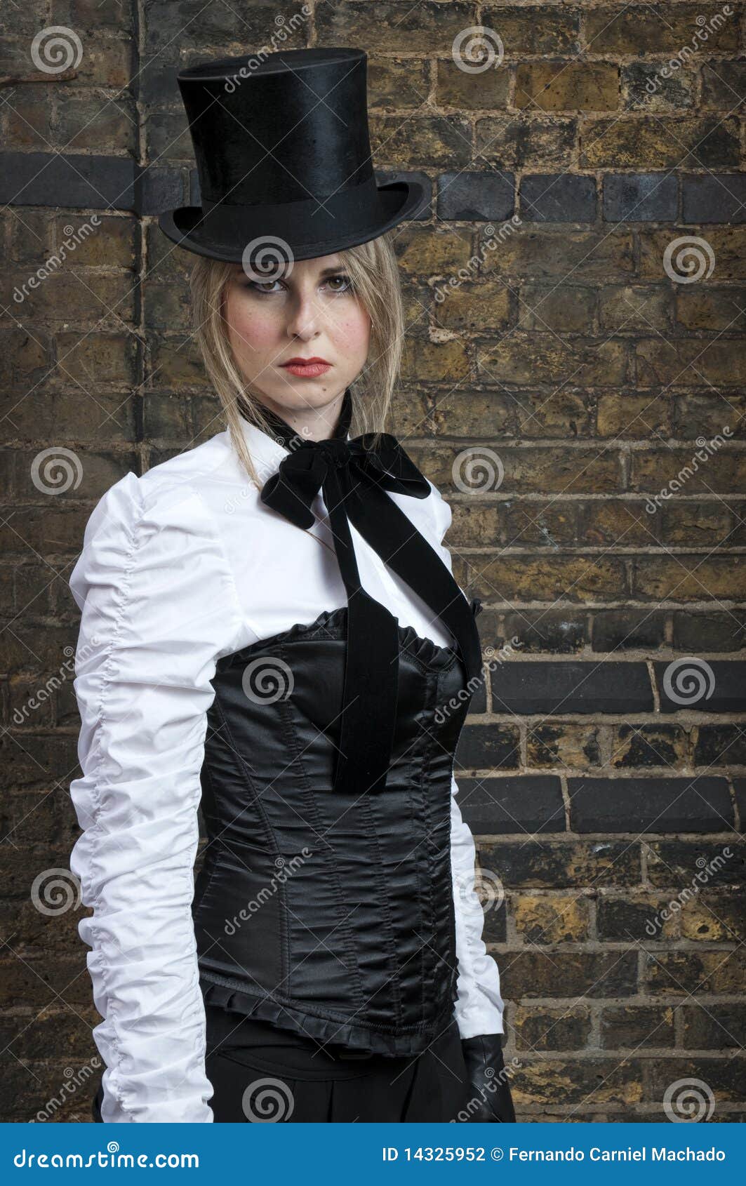 Jane the Ripper stock photo. Image of woman, brick, wall - 14325952