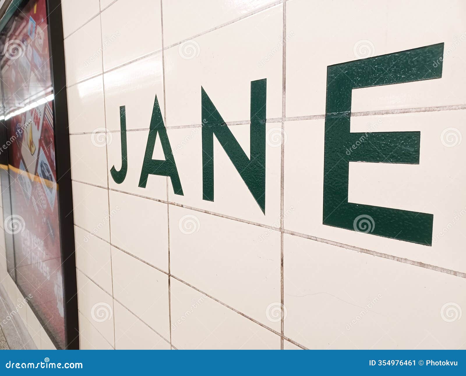 Jane Subway Station view editorial photo. Image of modern - 354976461