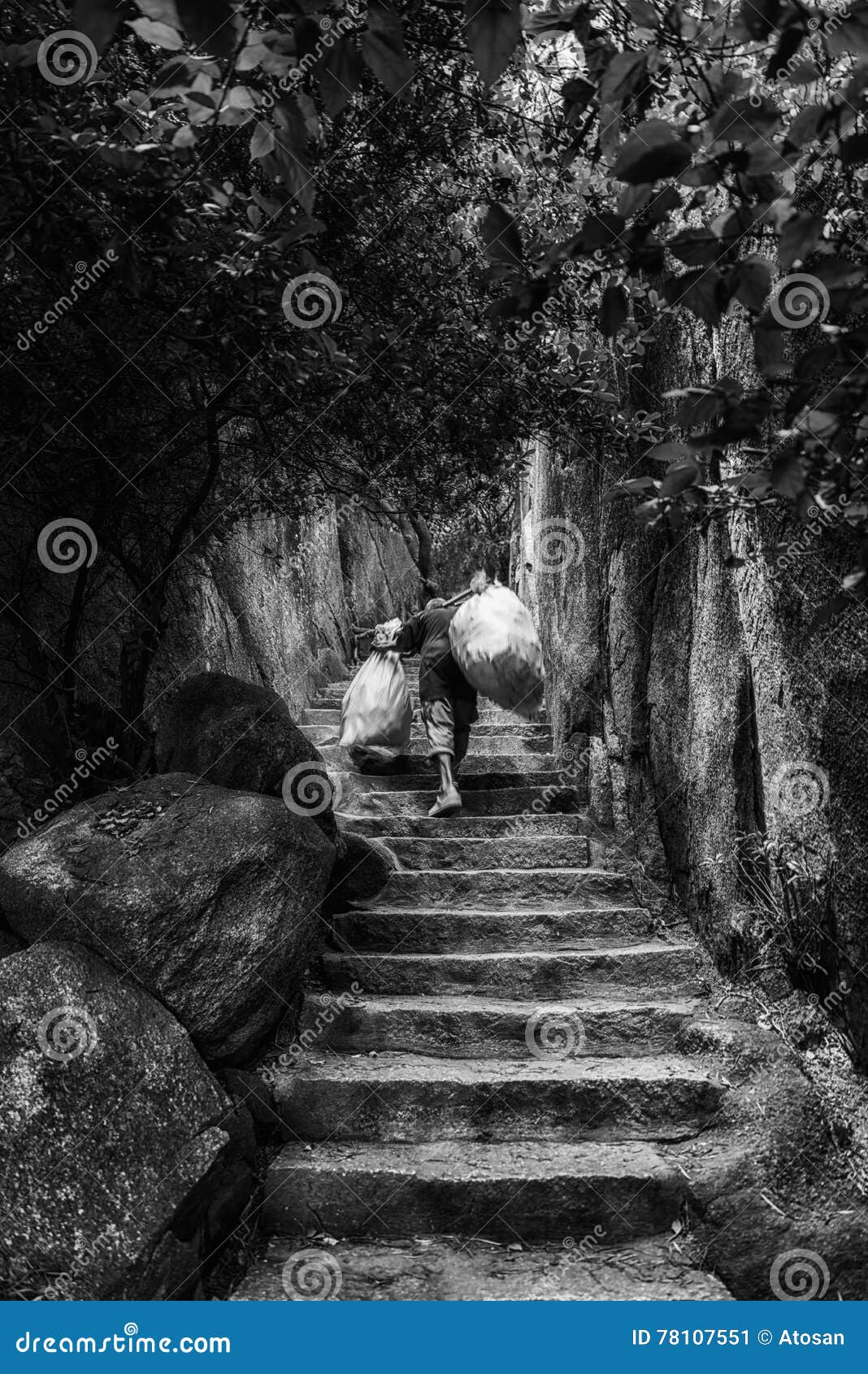 Janitor Climbing stock image. Image of brush, broom, load - 78107551