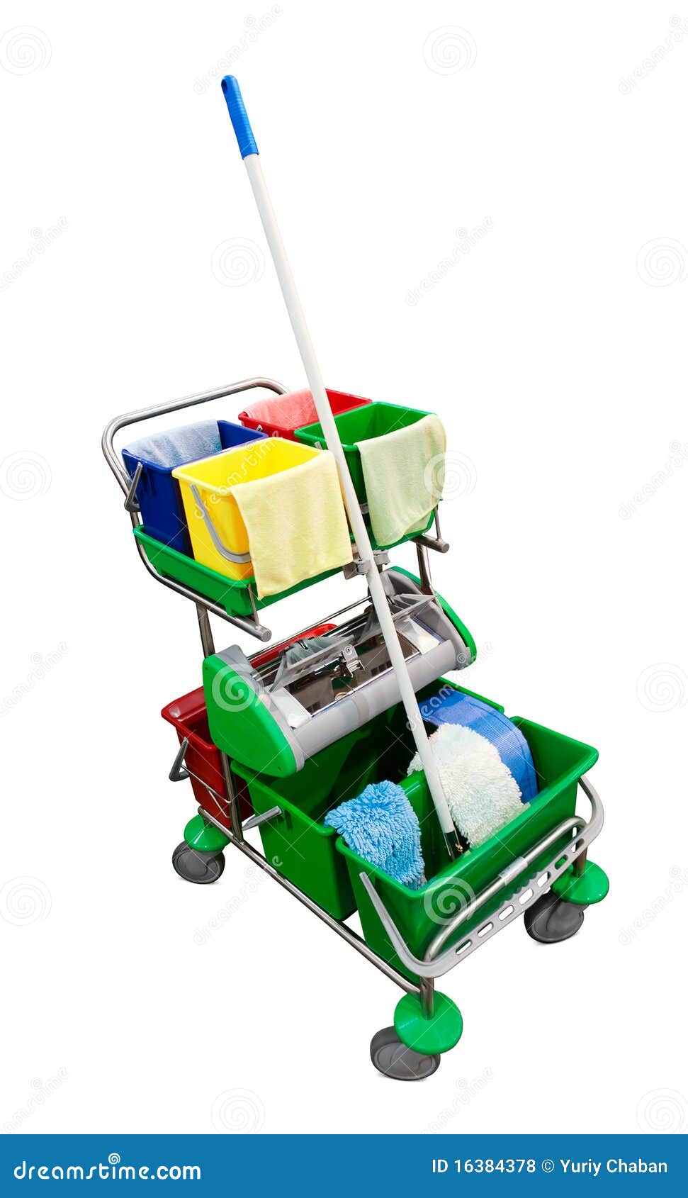 Janitor s cart stock photo. Image of janitor, industrial - 16384378