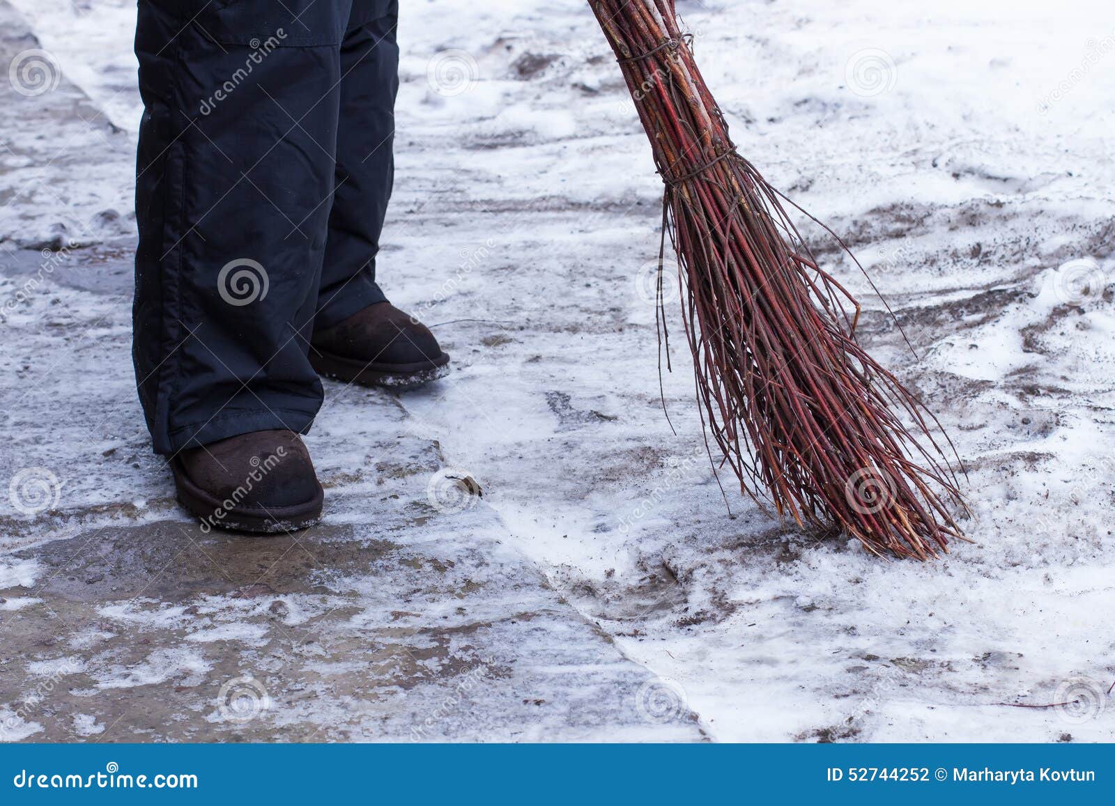 Janitor sweeping. stock photo. Image of dust, garbage - 52744252 Janitor sweeping. stock photo. Image of dust, garbage - 52744252