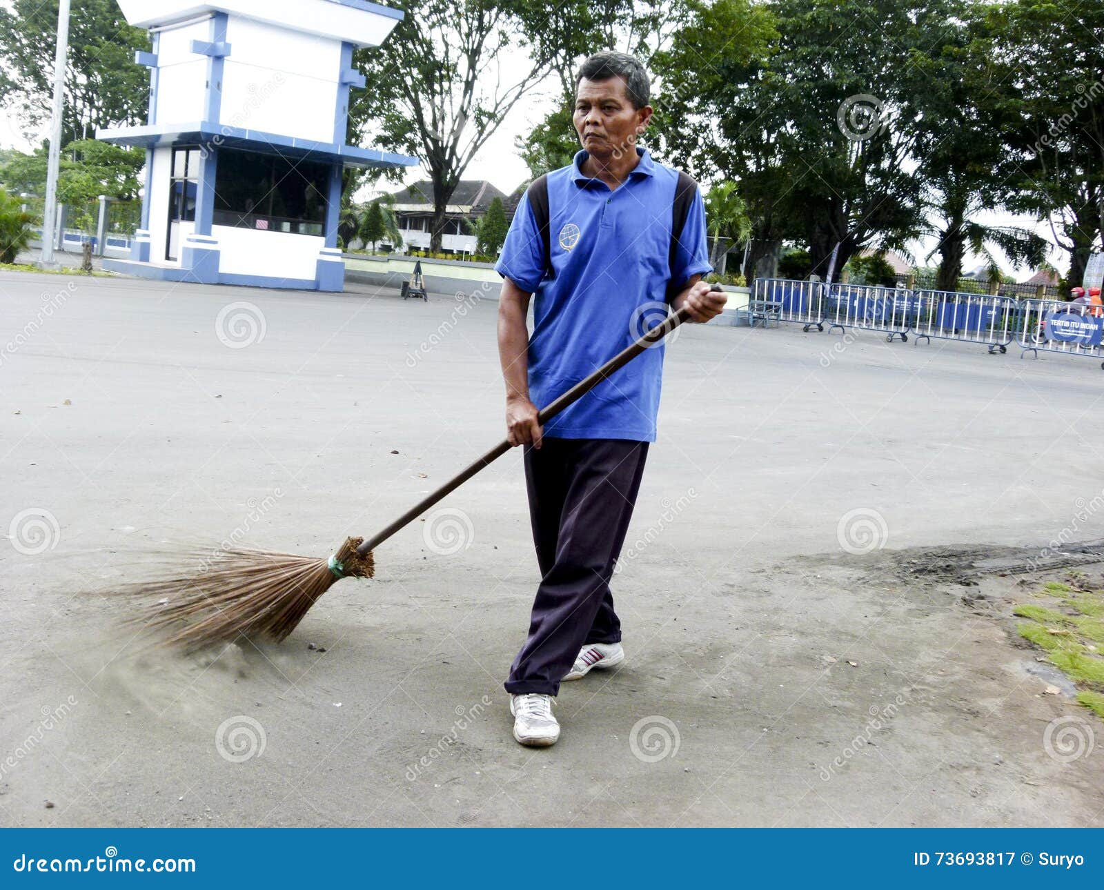 Janitor editorial photography. Image of cleaning, java - 73693817