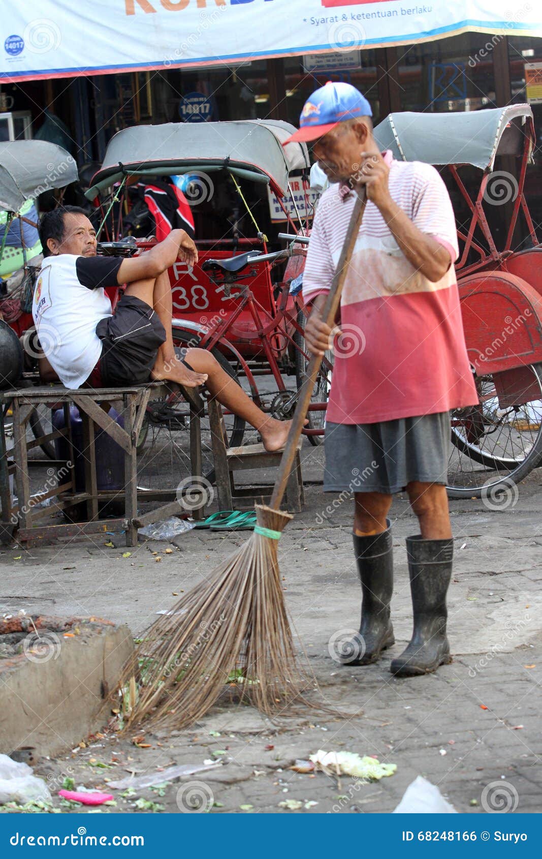 Janitor editorial photo. Image of java, janitor, central - 68248166