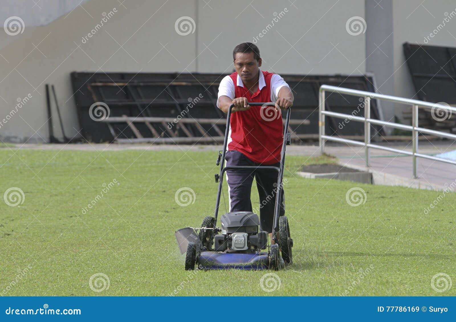 Janitor editorial stock image. Image of stadium, solo - 77786169