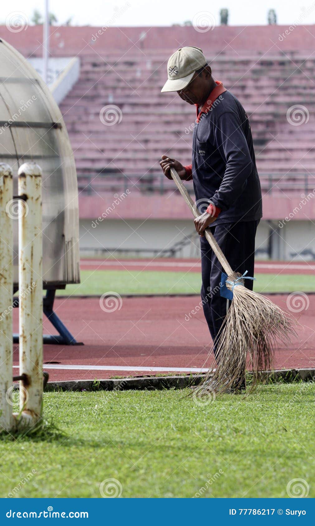 Janitor editorial photography. Image of plant, player - 77786217