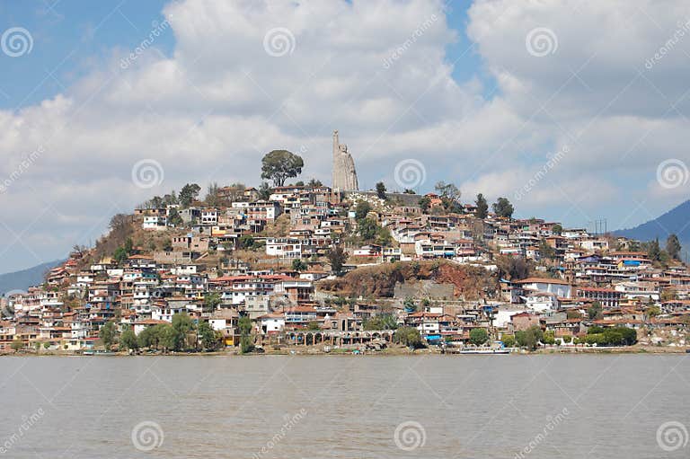 Janitzio stock photo. Image of blue, clouds, michoacan - 13965028