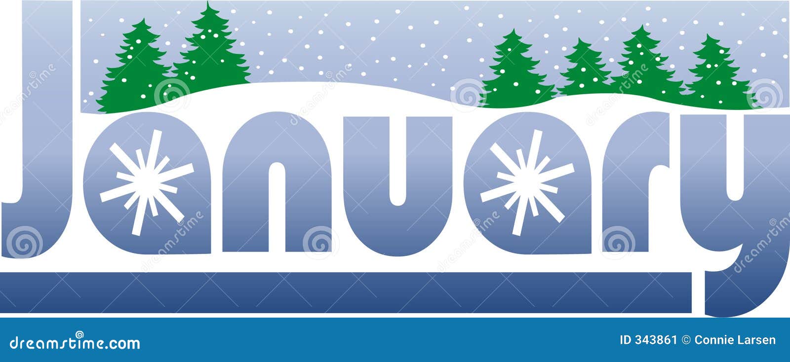 January stock illustration. Illustration of rendering, drawings - 343861