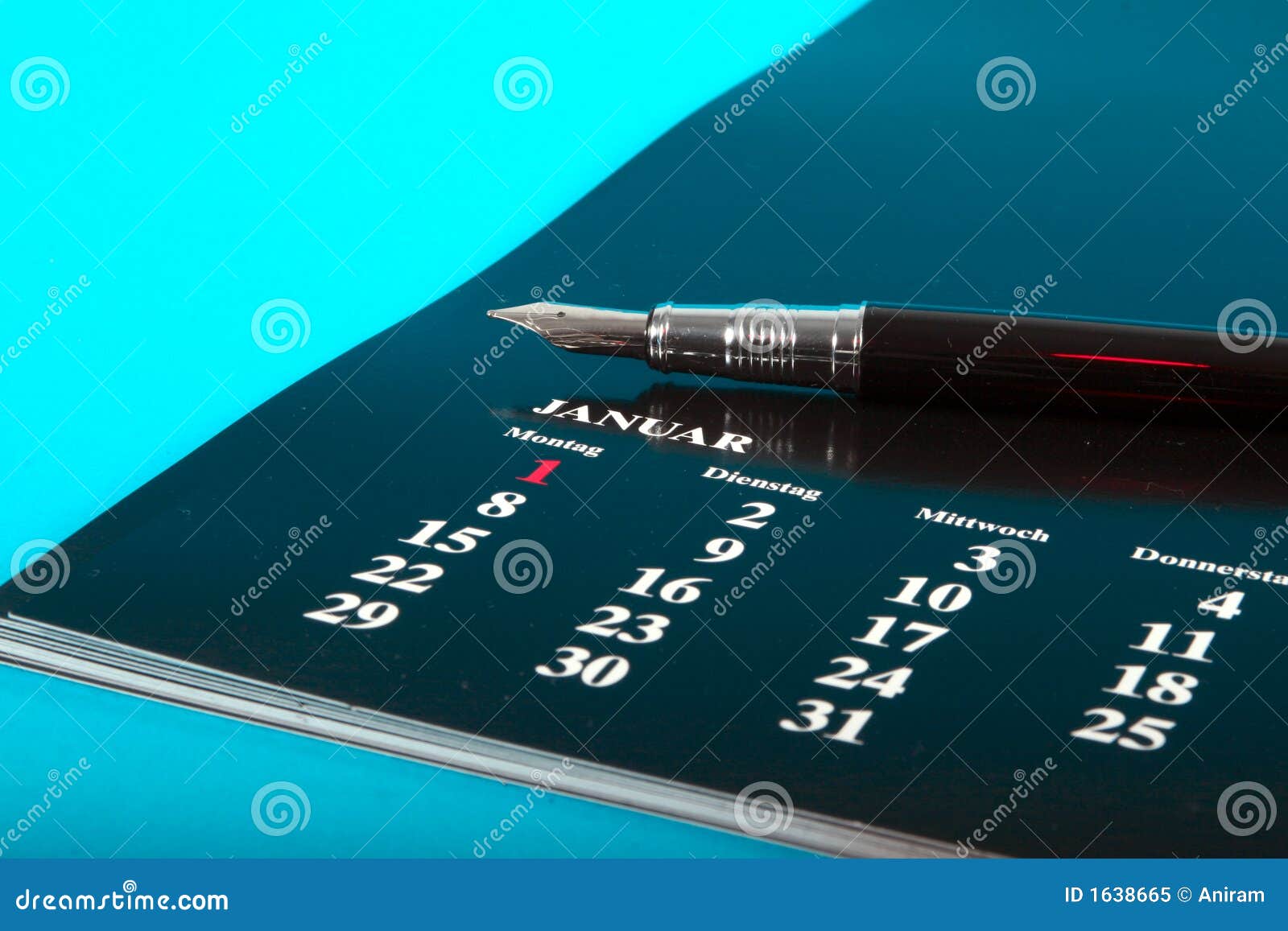 January calender stock image. Image of appointment, month - 1638665