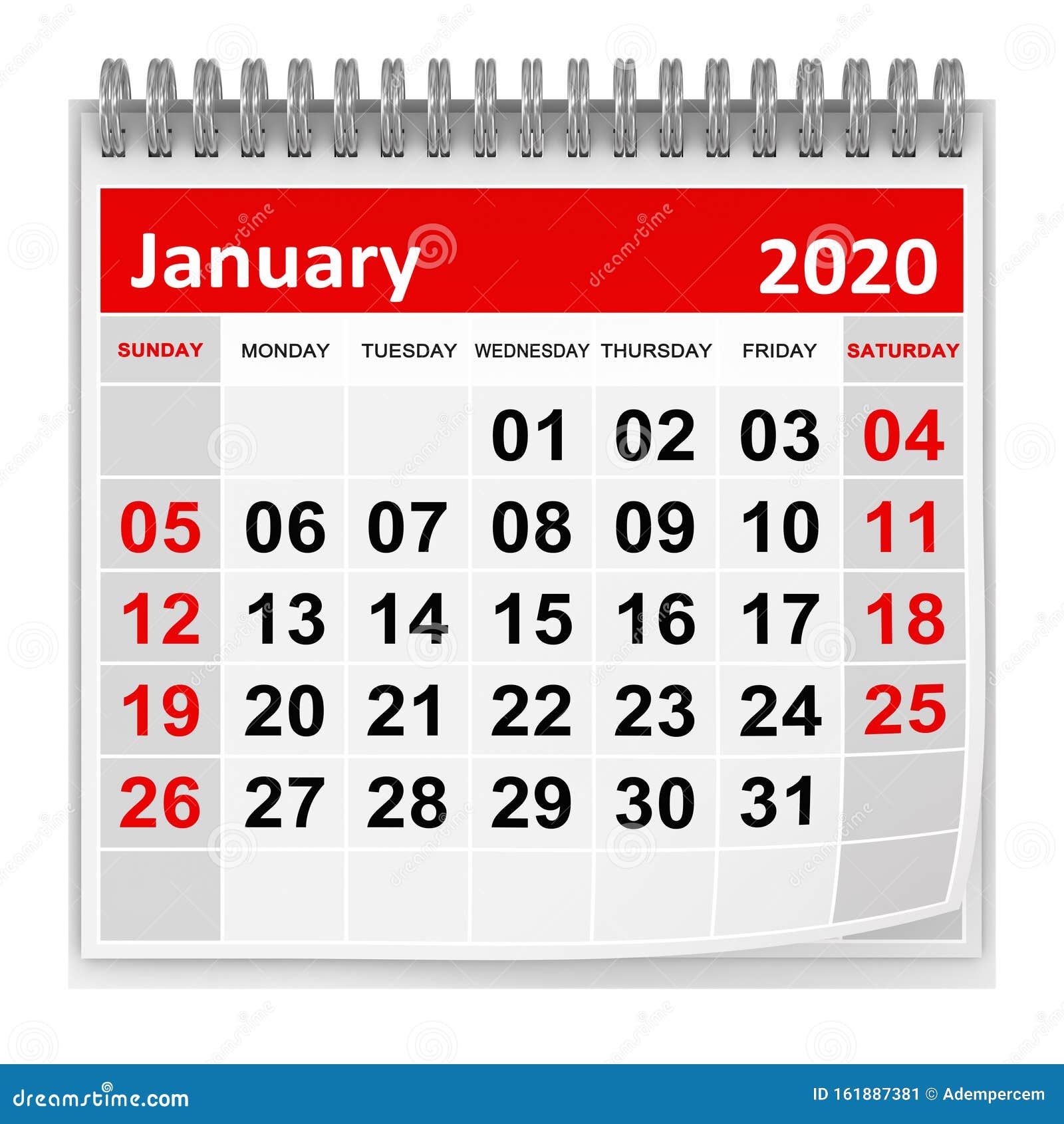 February 2020 stock illustration. Illustration of time - 161887381
