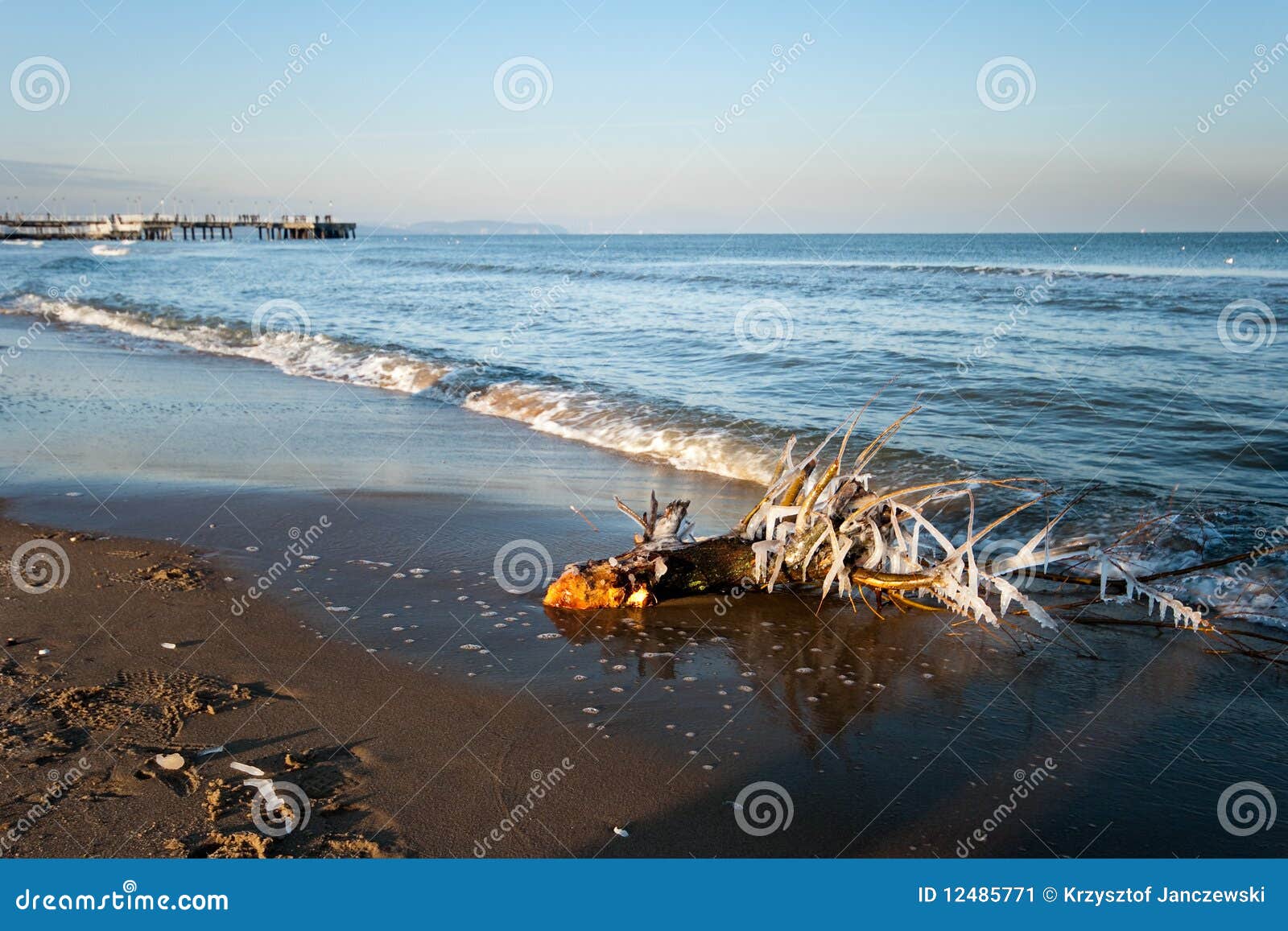 The January landscape. stock image. Image of europe, colorful - 12485771