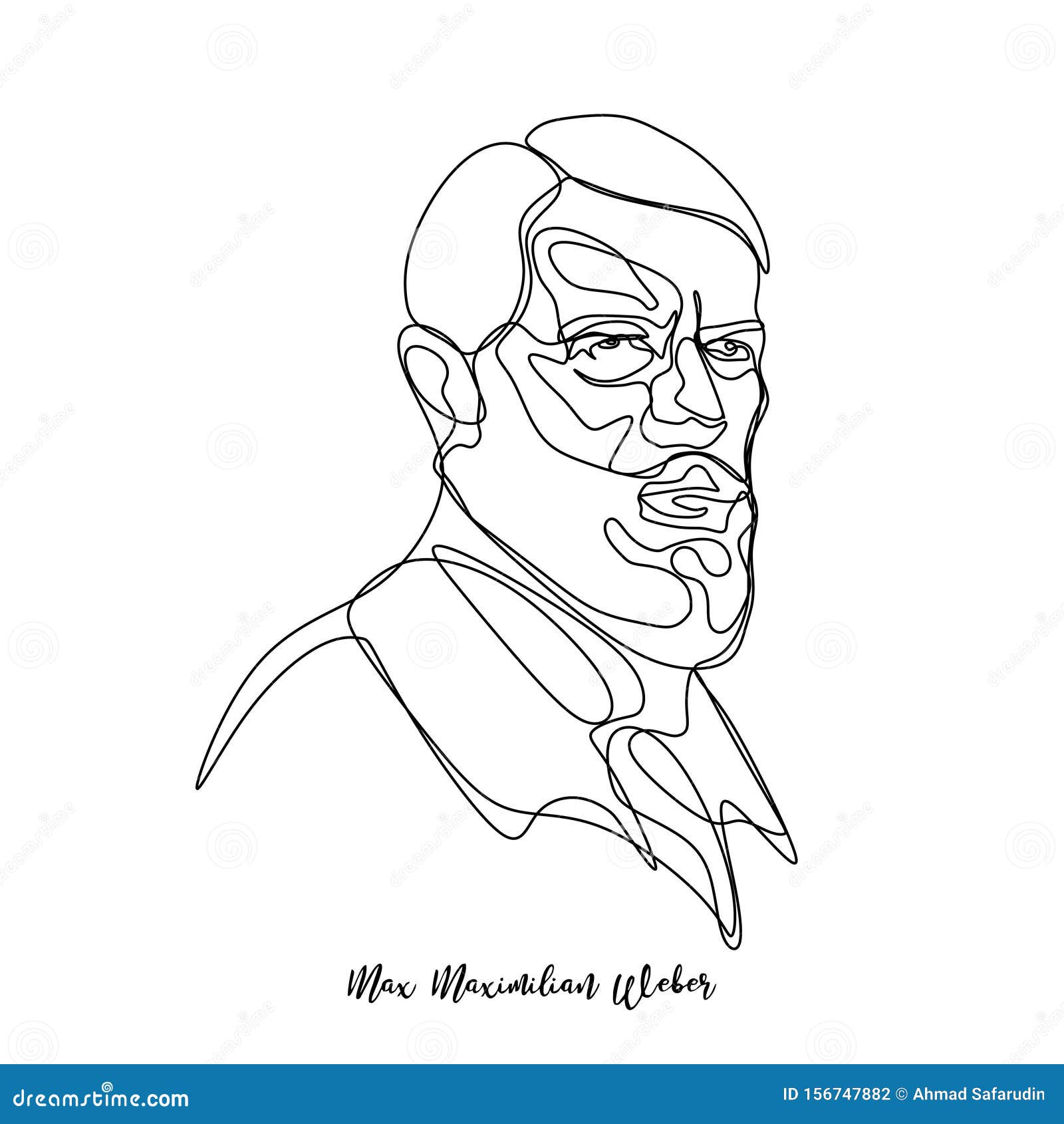 January 9, 2019. Minimalist Continuous Line Art Drawing of Max ...