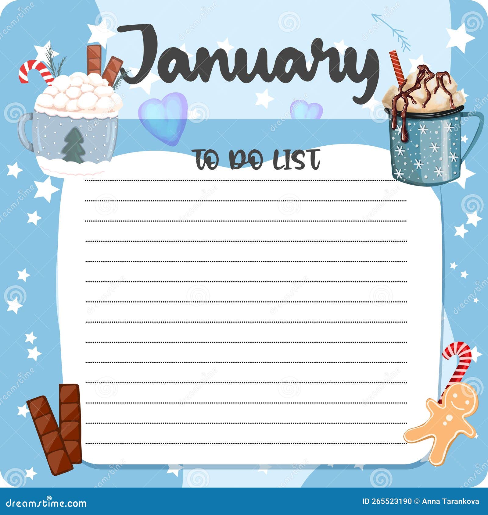 January Monthly Planner, Weekly Planner, Habit Tracker Template and ...