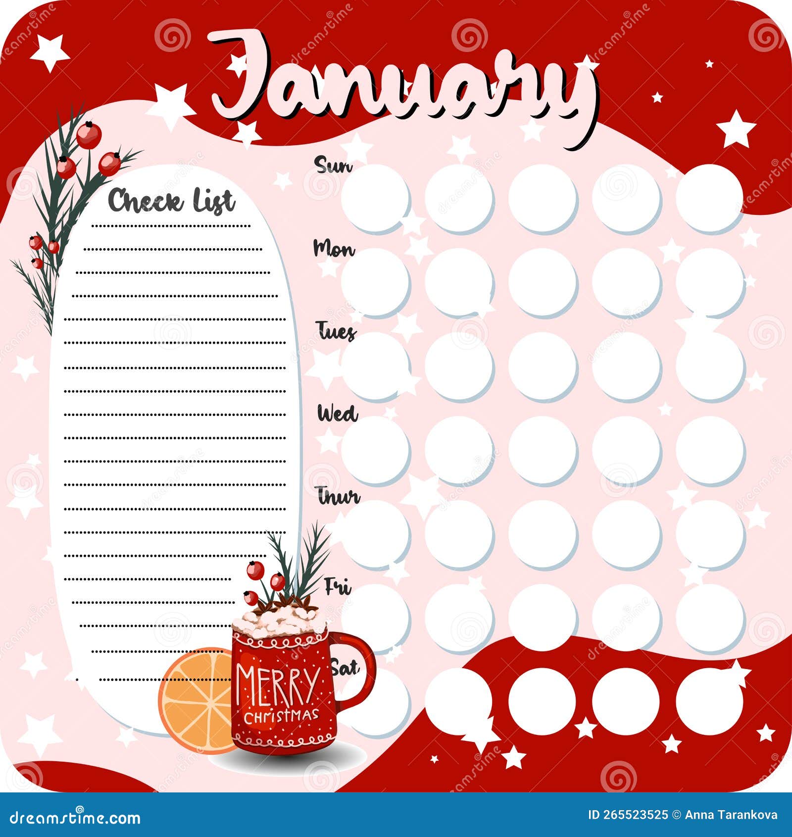 January Monthly Planner, Weekly Planner, Habit Tracker Template and ...