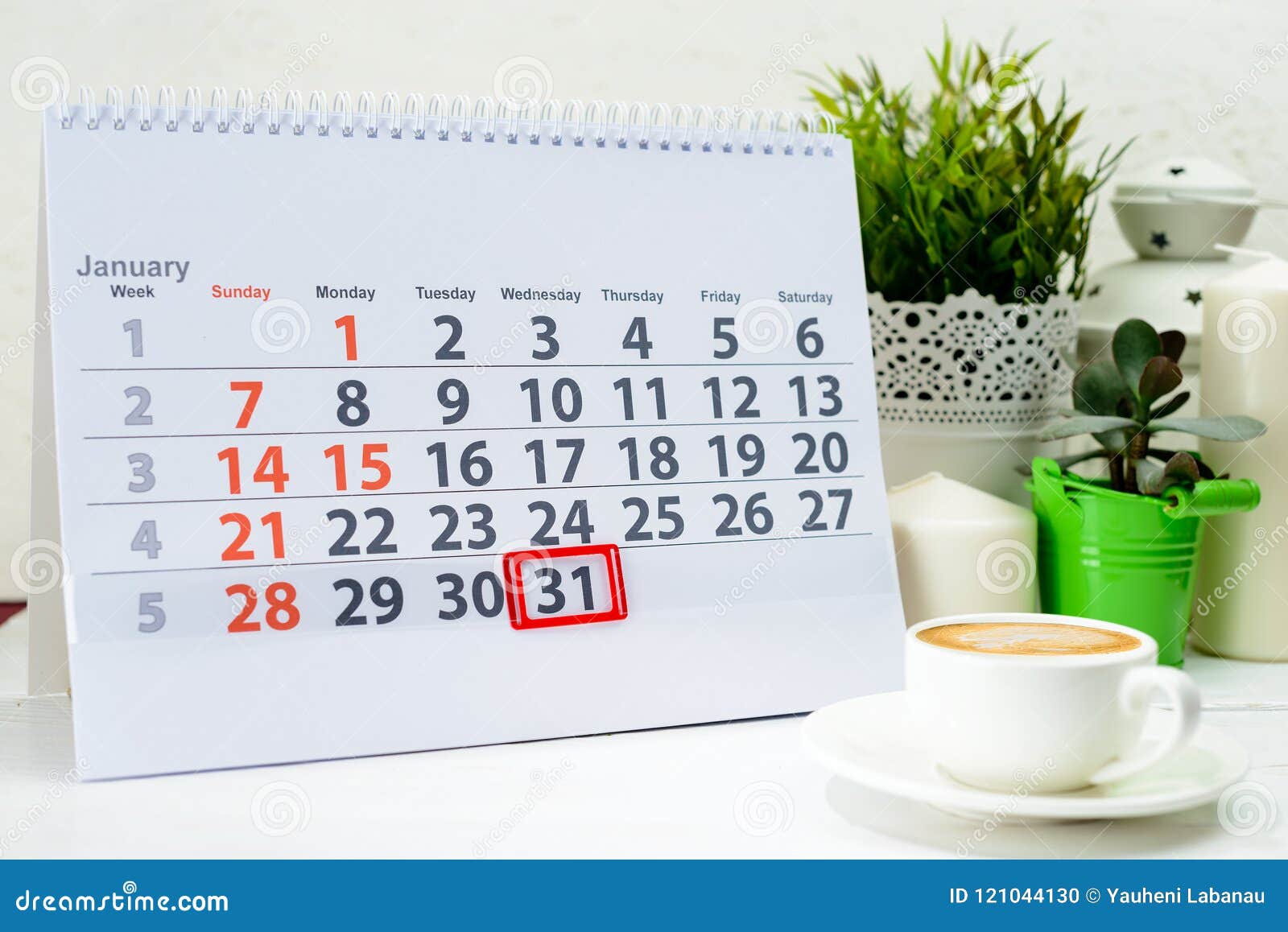 January 31th. Day 31 of Month Calendar Stock Photo - Image of jeweler ...