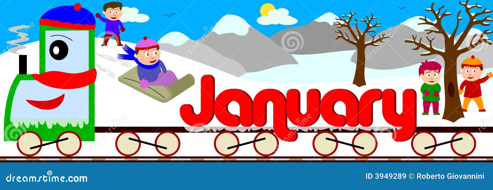 Janvier Stock Illustrations, Vecteurs, & Clipart – (111,381 Stock ...
