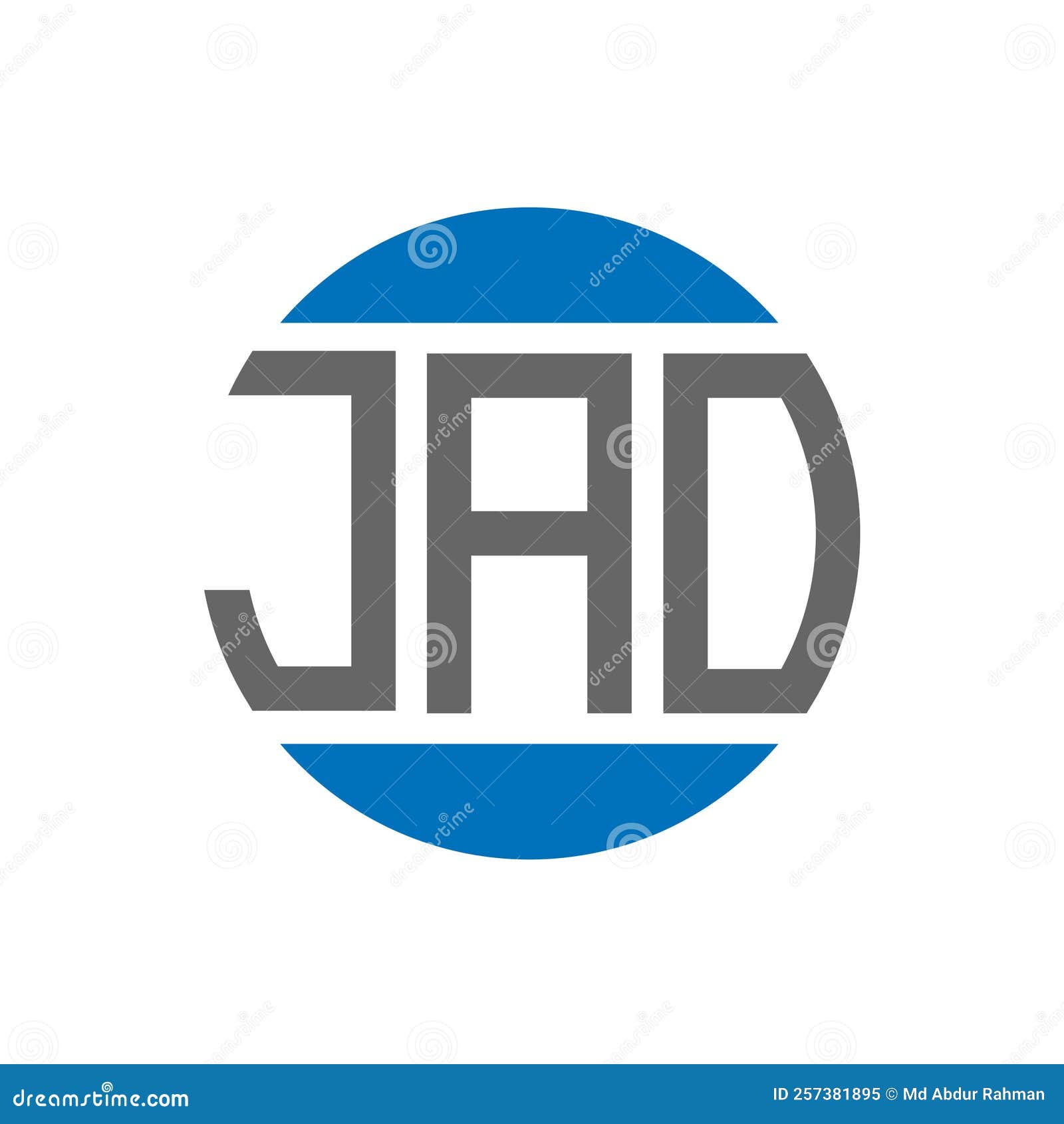 JAO Letter Logo Design On White Background. JAO Creative Initials ...