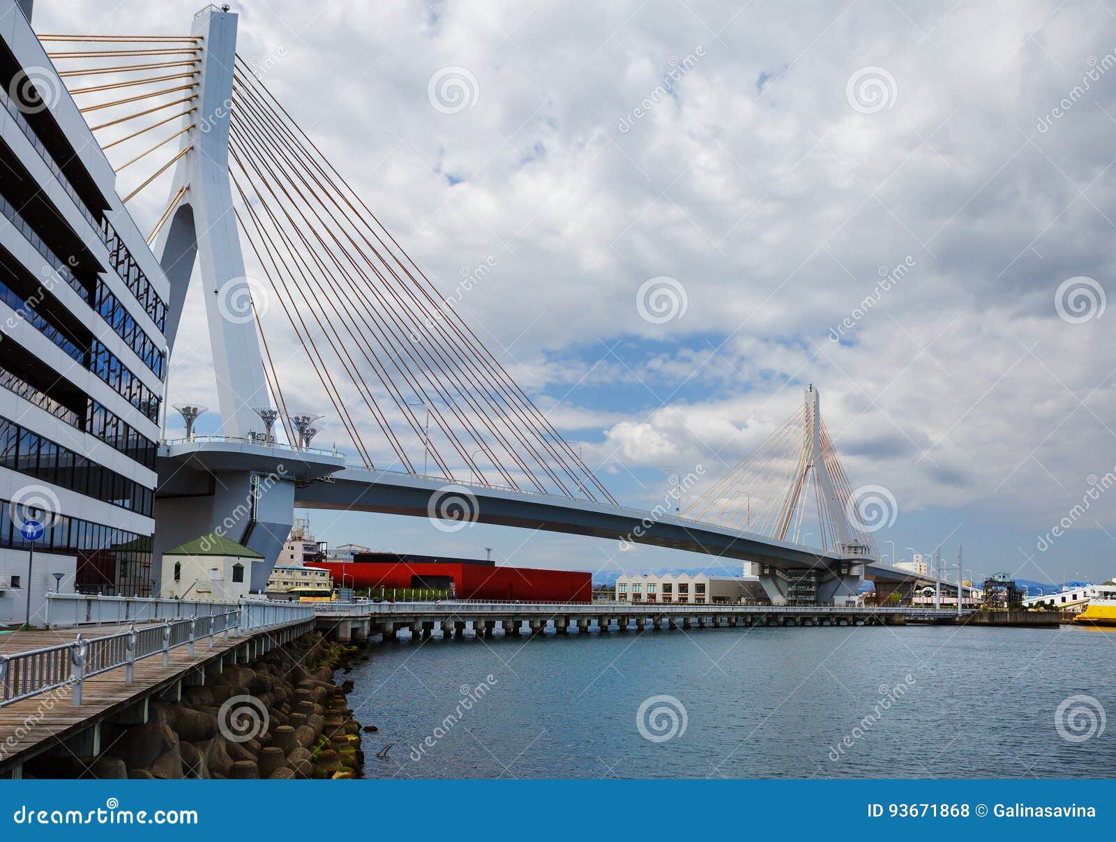 Japan. Aomori. Bay Bridge. stock photo. Image of lovers - 93671868