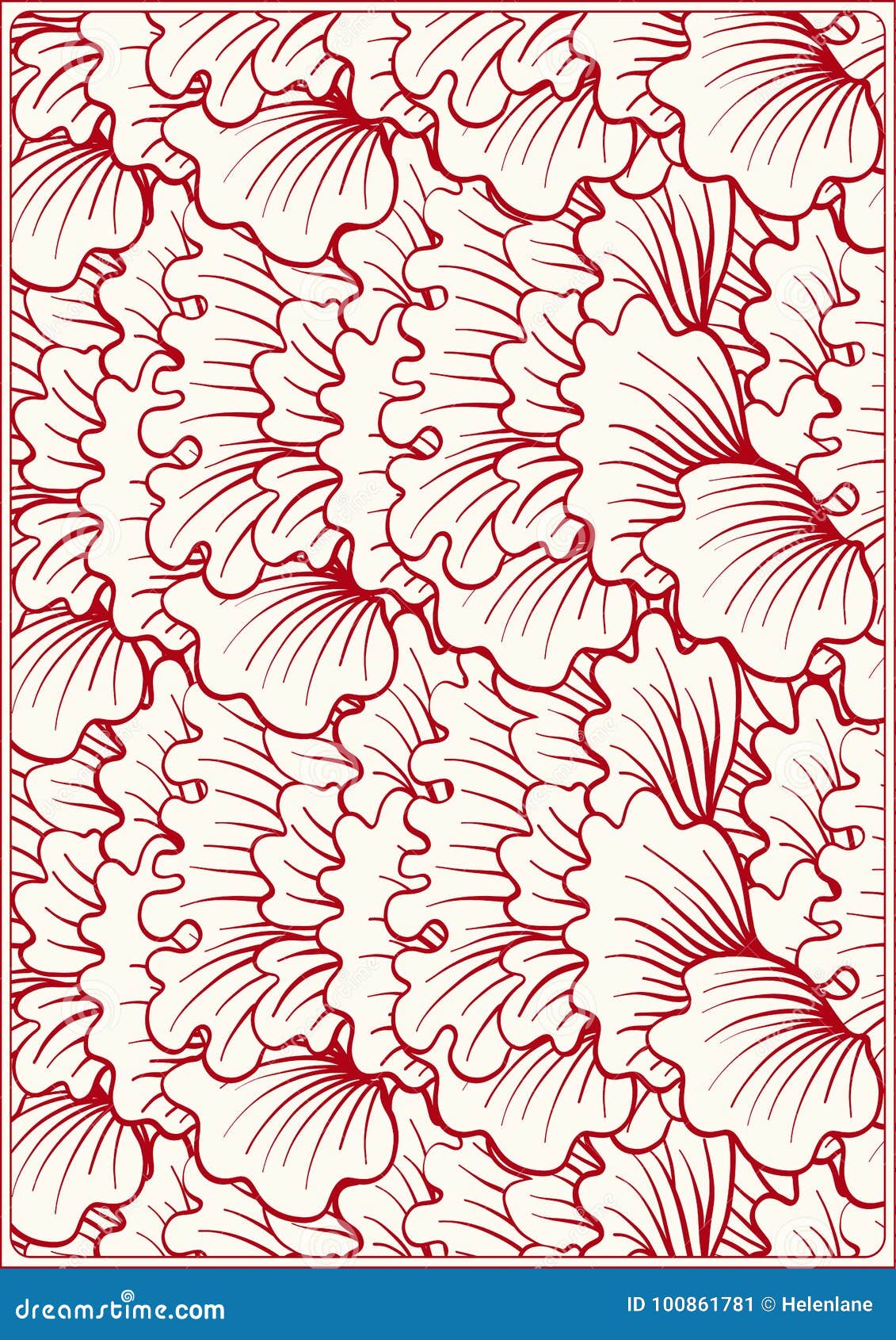 Japan a4 blank red stock vector. Illustration of decorate - 100861781