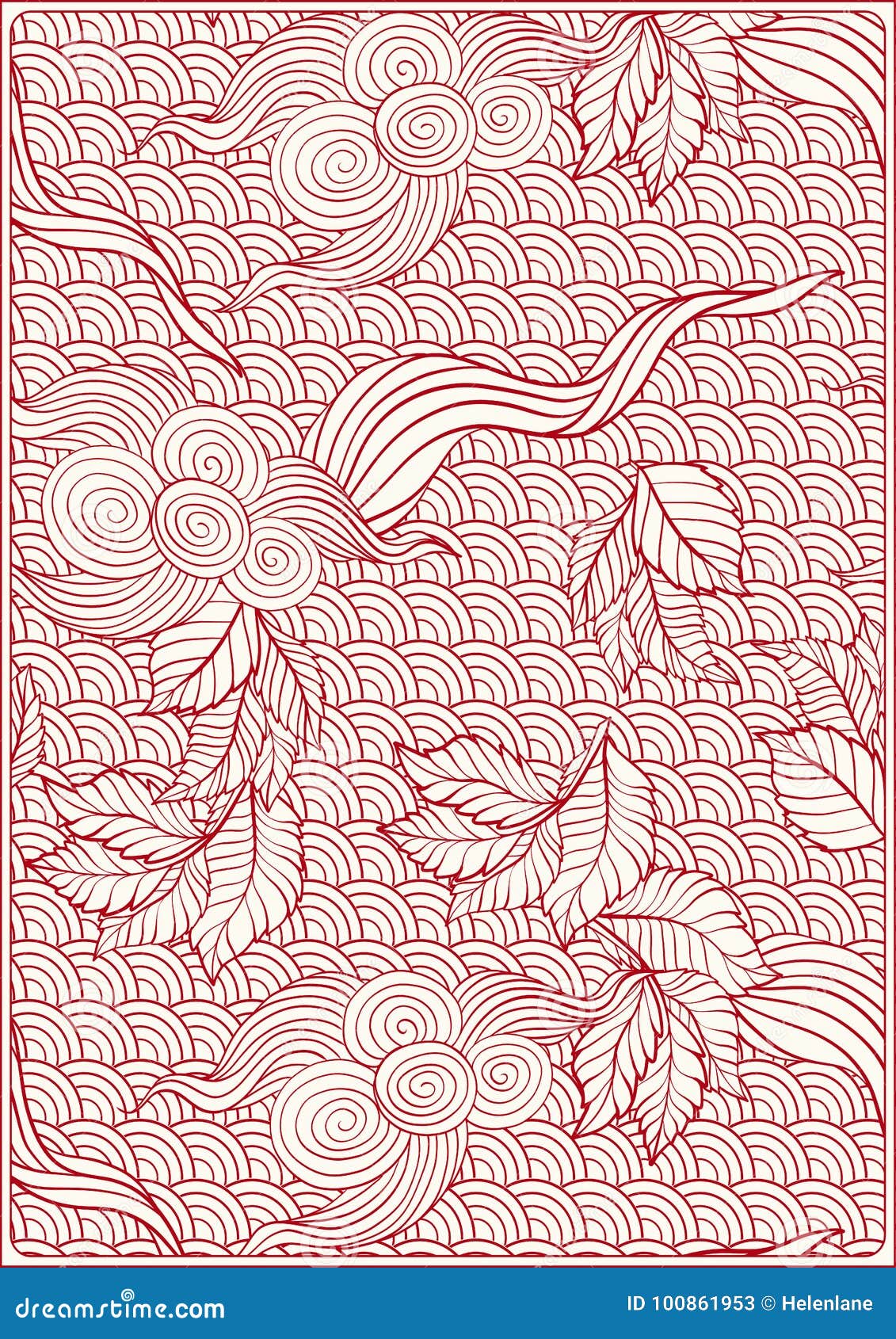 Japan a4 blank red stock vector. Illustration of elegance - 100861953