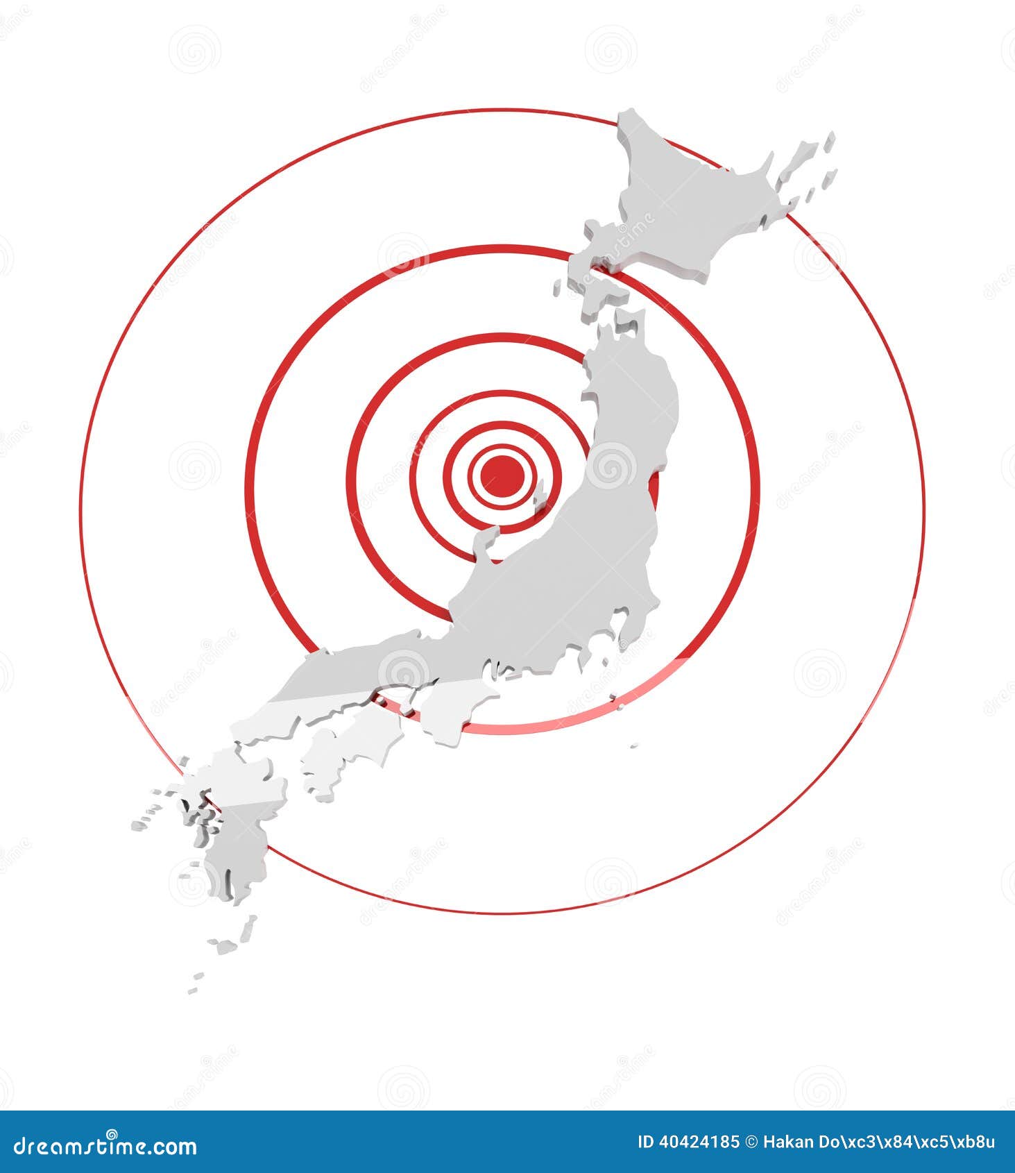 Japan Earthquake And Tsunami Disaster 2011 Vector Illustration ...
