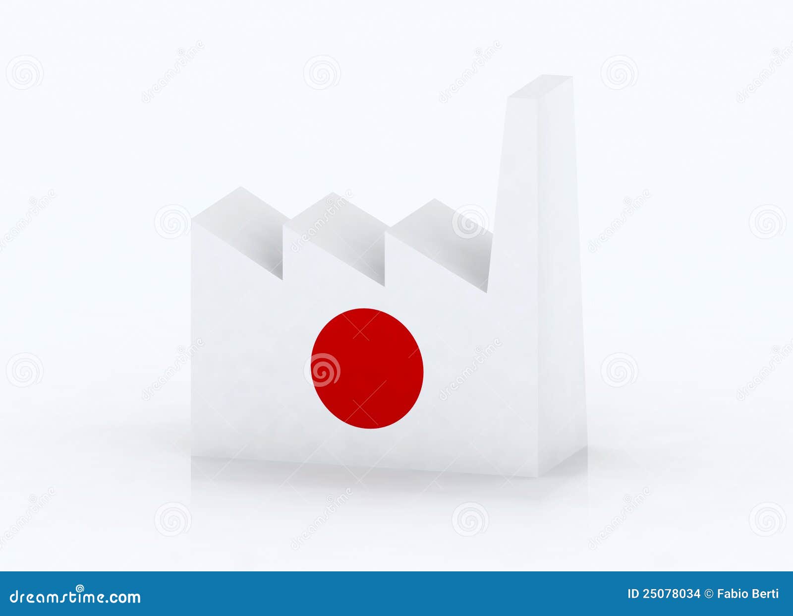 Japan factory stock illustration. Illustration of shiny - 25078034