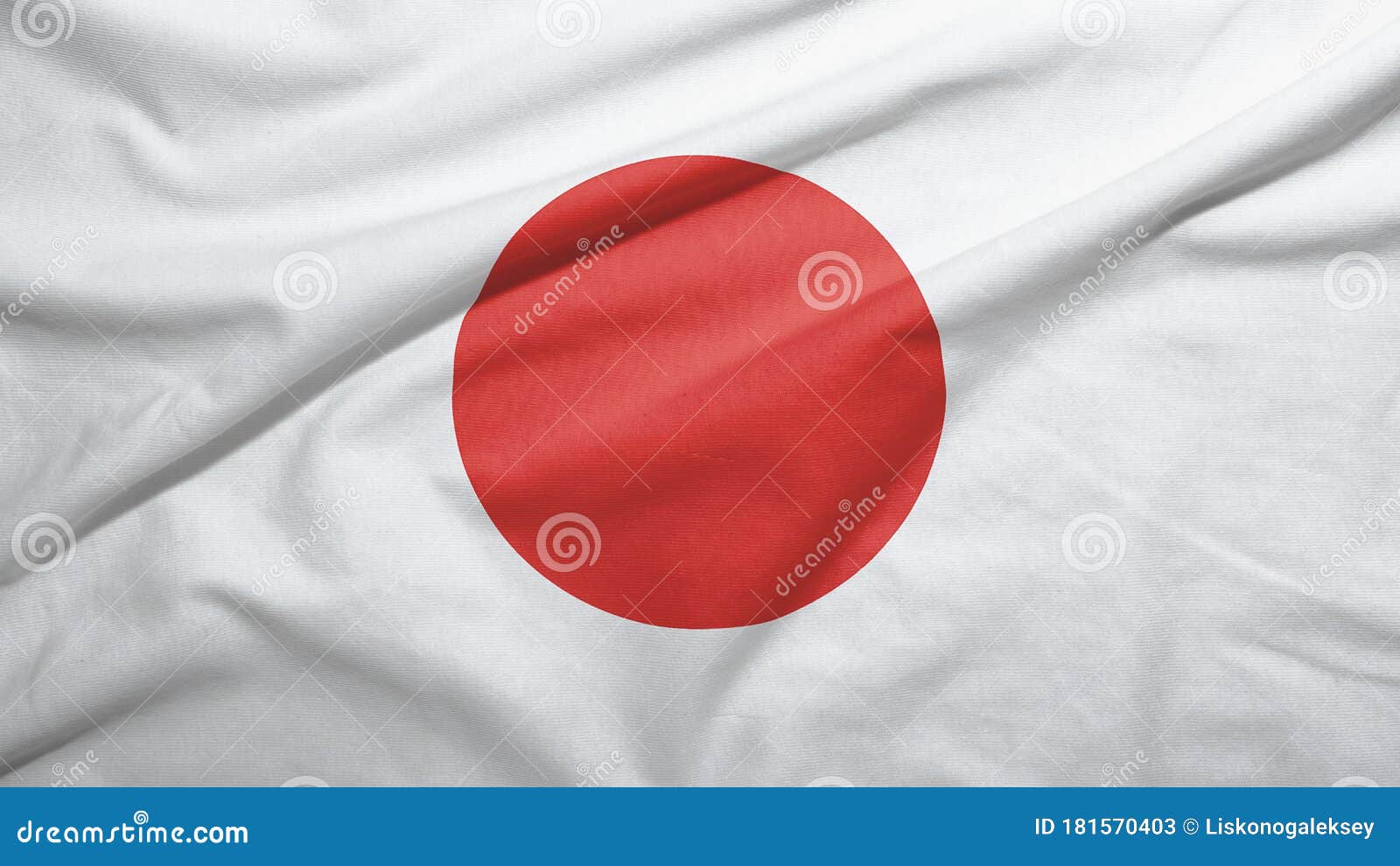 Japan Flag with Fabric Texture Stock Image - Image of ripples, effect ...