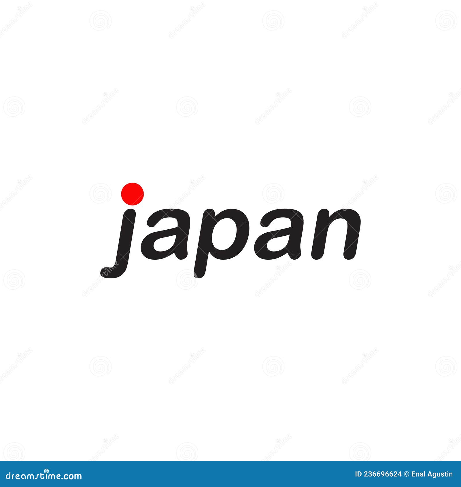 Japan Flag Icon Emblem Logo Design Stock Vector - Illustration of label ...