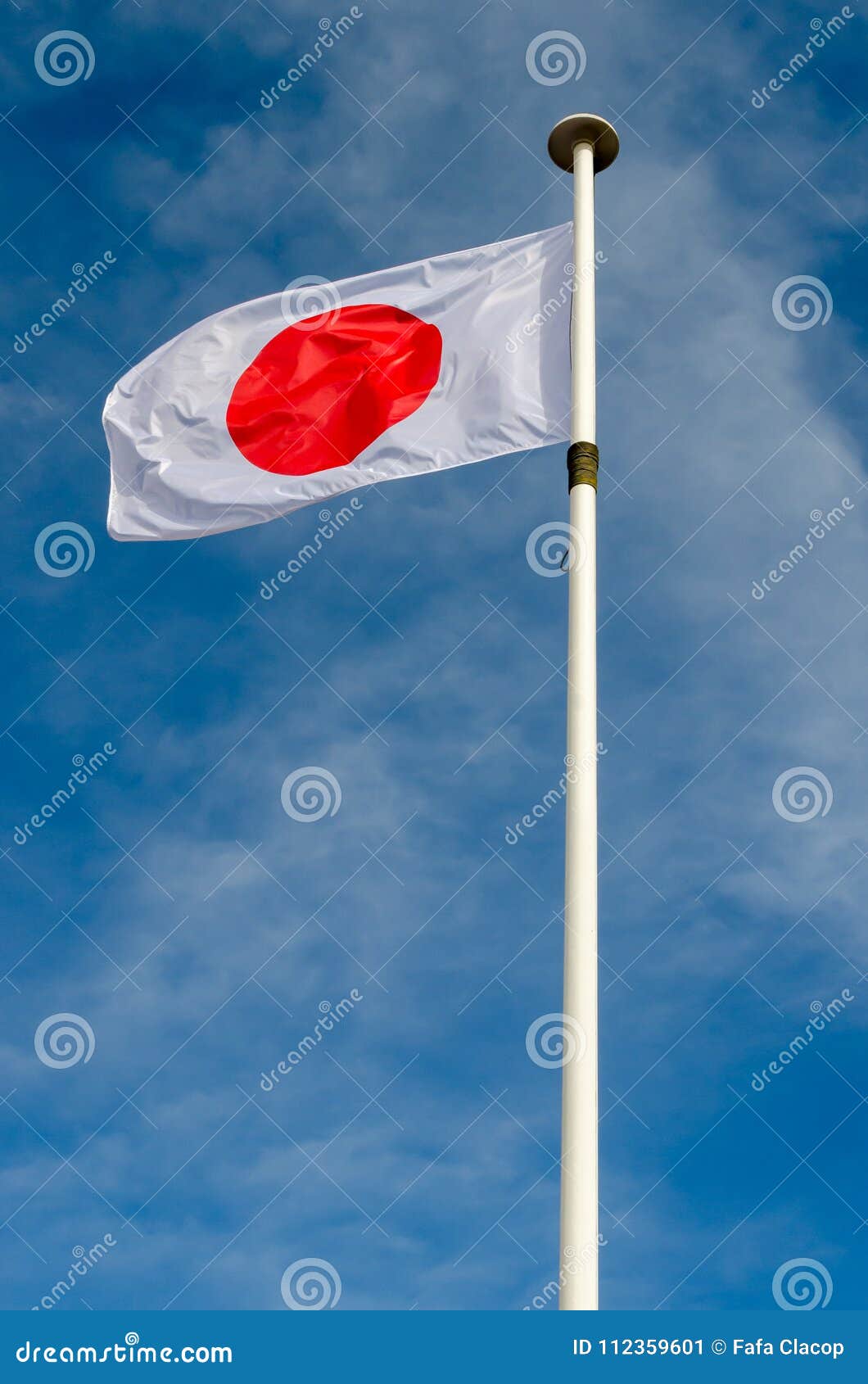 A japan flag stock image. Image of pole, blue, asian - 112359601