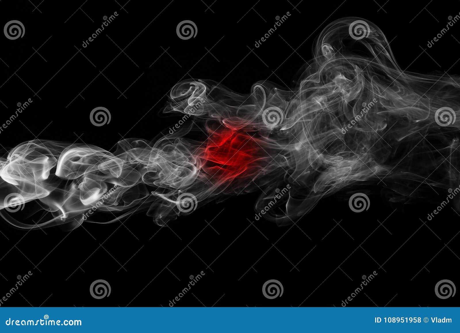 Japan Flag Smoke Isolated on a Black Background. Stock Illustration ...