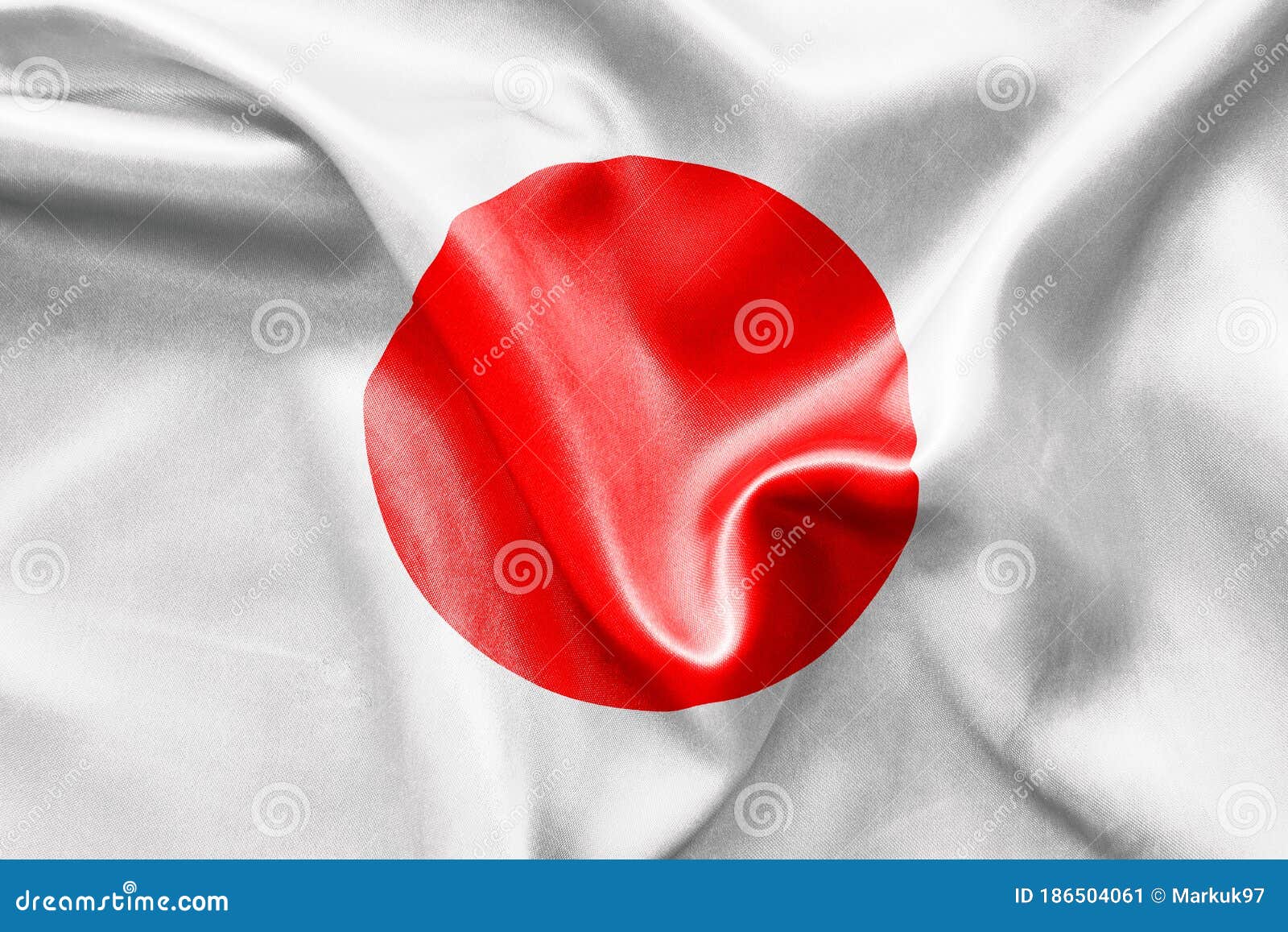 Japan Flag Rippled Effect Illustration Stock Image - Image of shadows ...