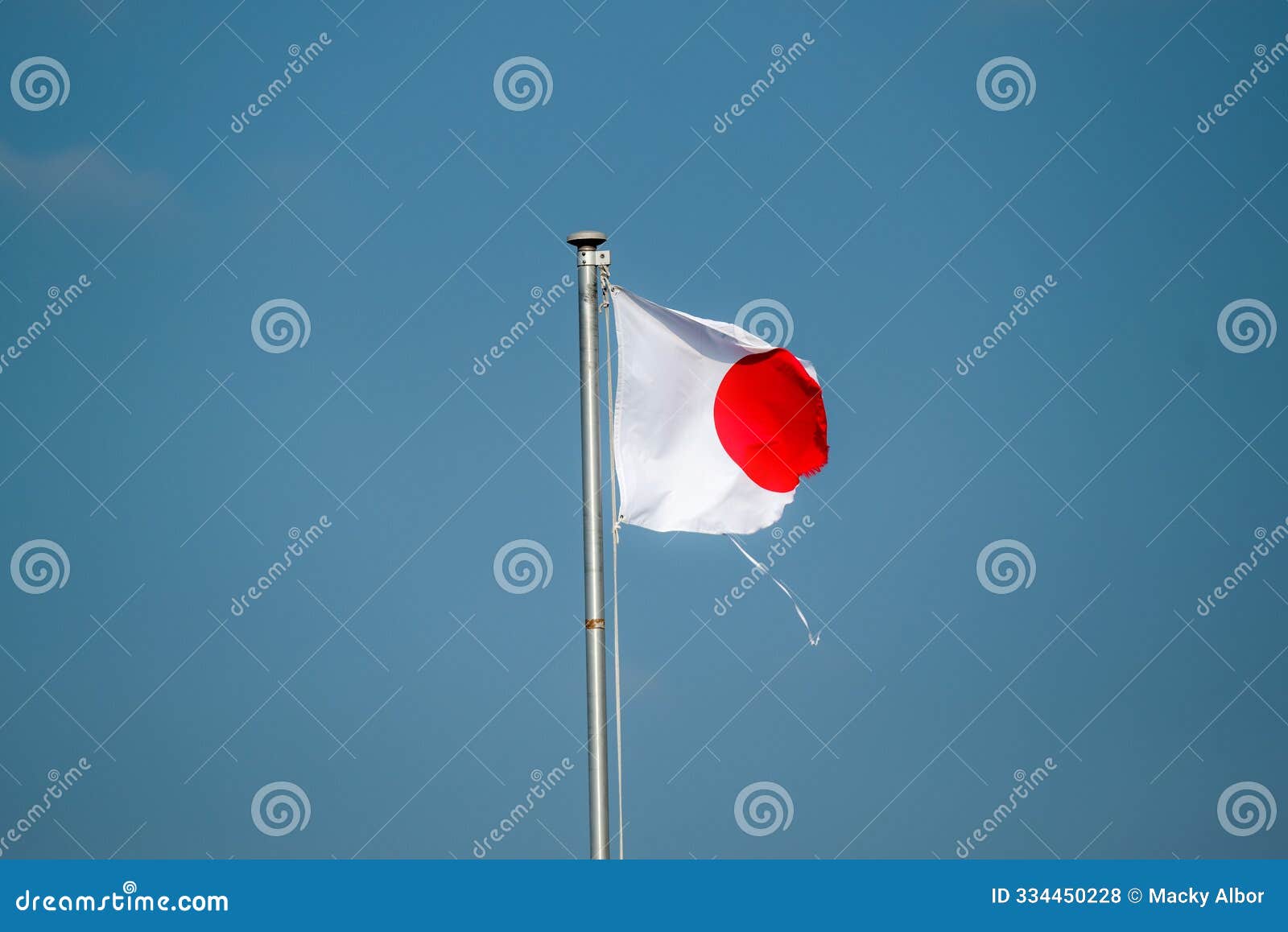 Japan flag torn in half stock illustration. Illustration of advertising ...