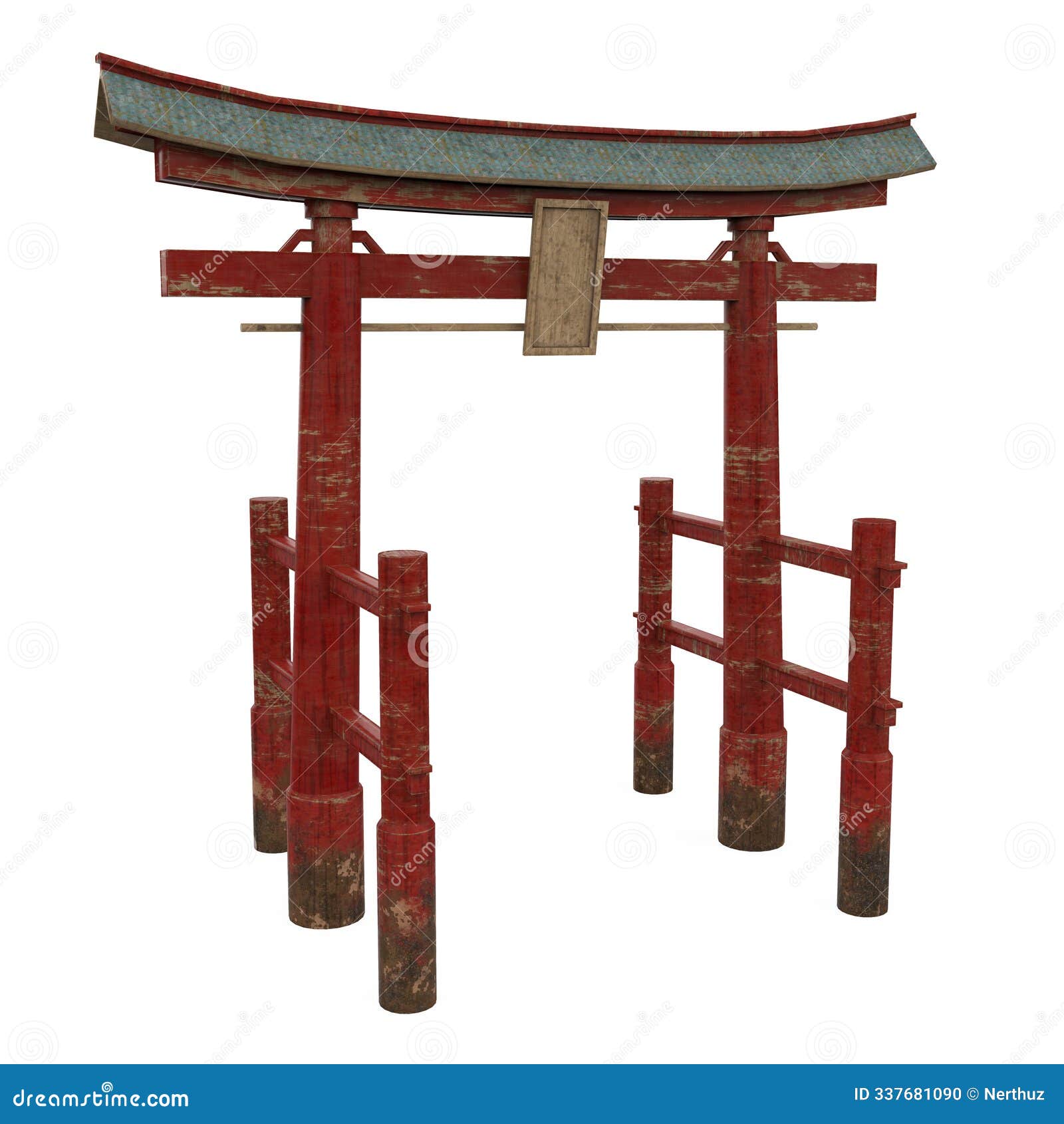 Japan Gate Isolated On White Background, Torii Gate, Japanese Gate ...