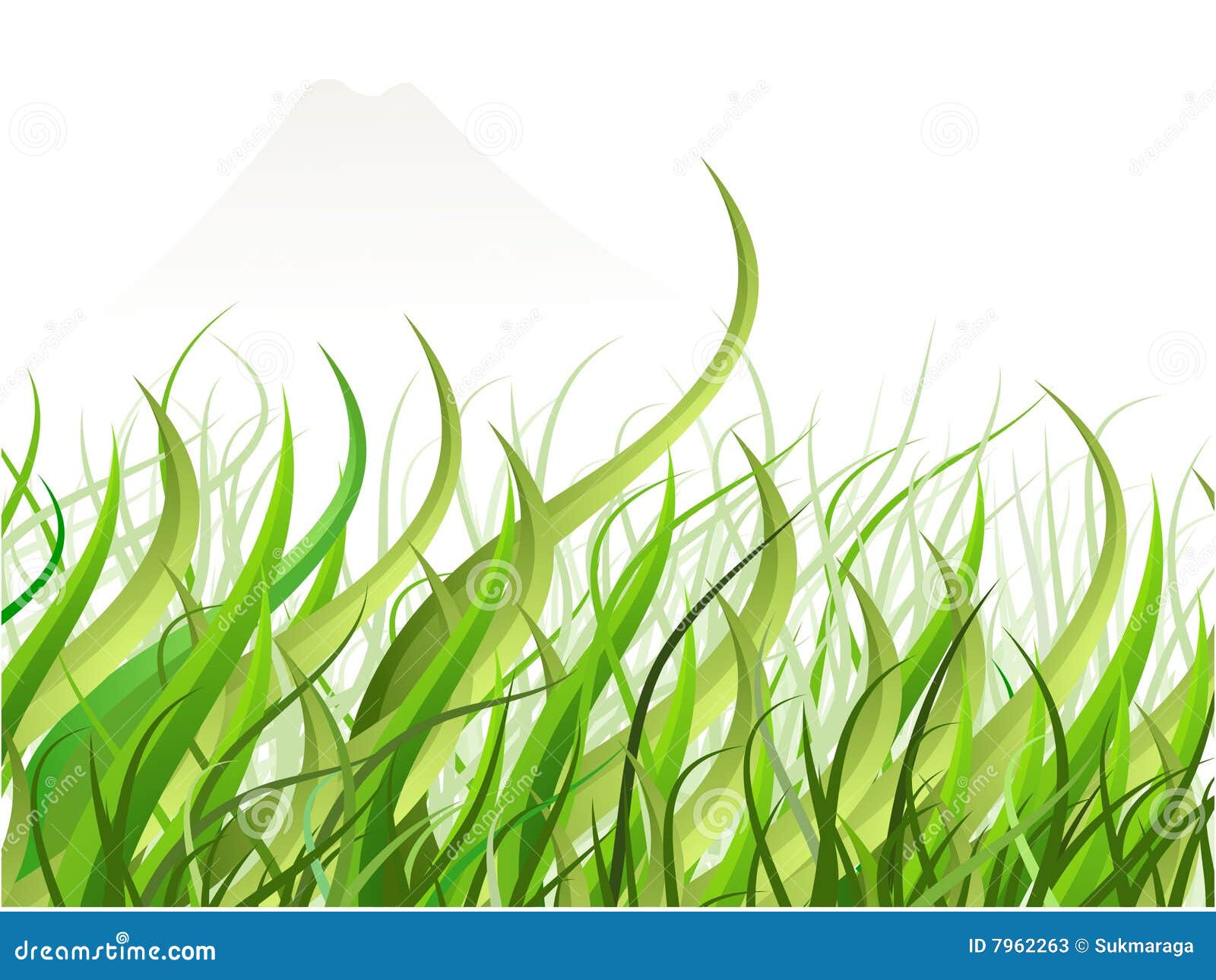 Japan grass view stock vector. Illustration of land, vector - 7962263