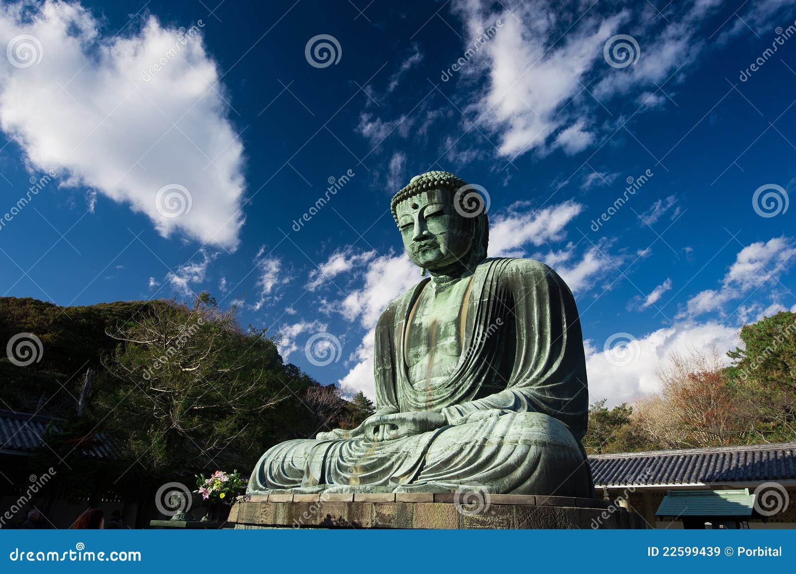 Japan great buddha stock image. Image of buddha, cloud - 22599439