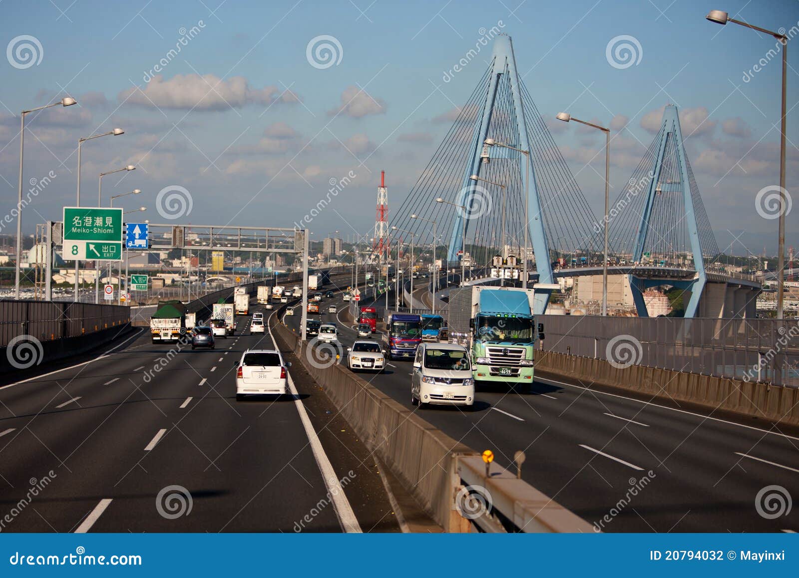 Japan Highway viaduct editorial photography. Image of road - 20794032