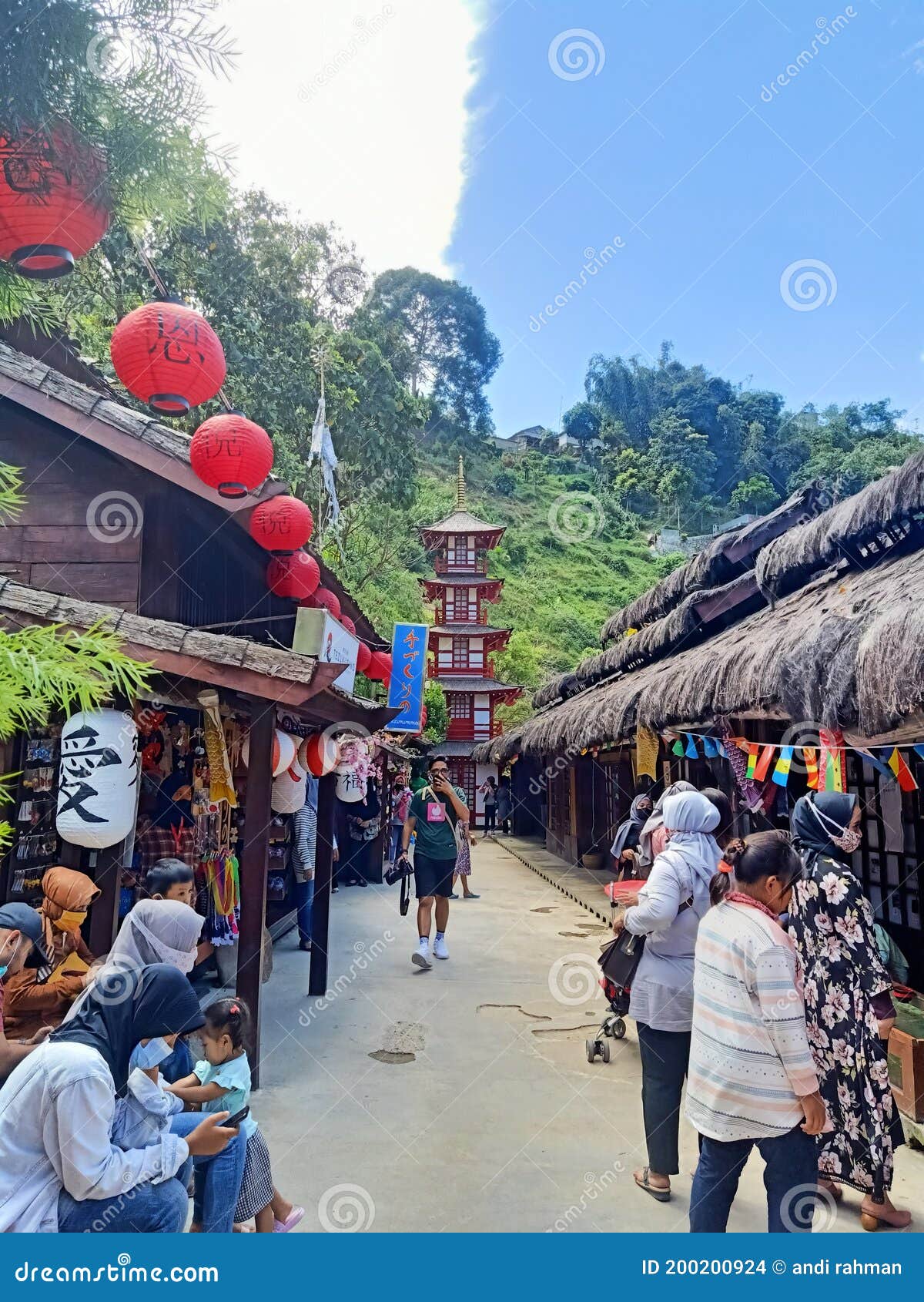 Japan of java editorial stock image. Image of shrine - 200200924