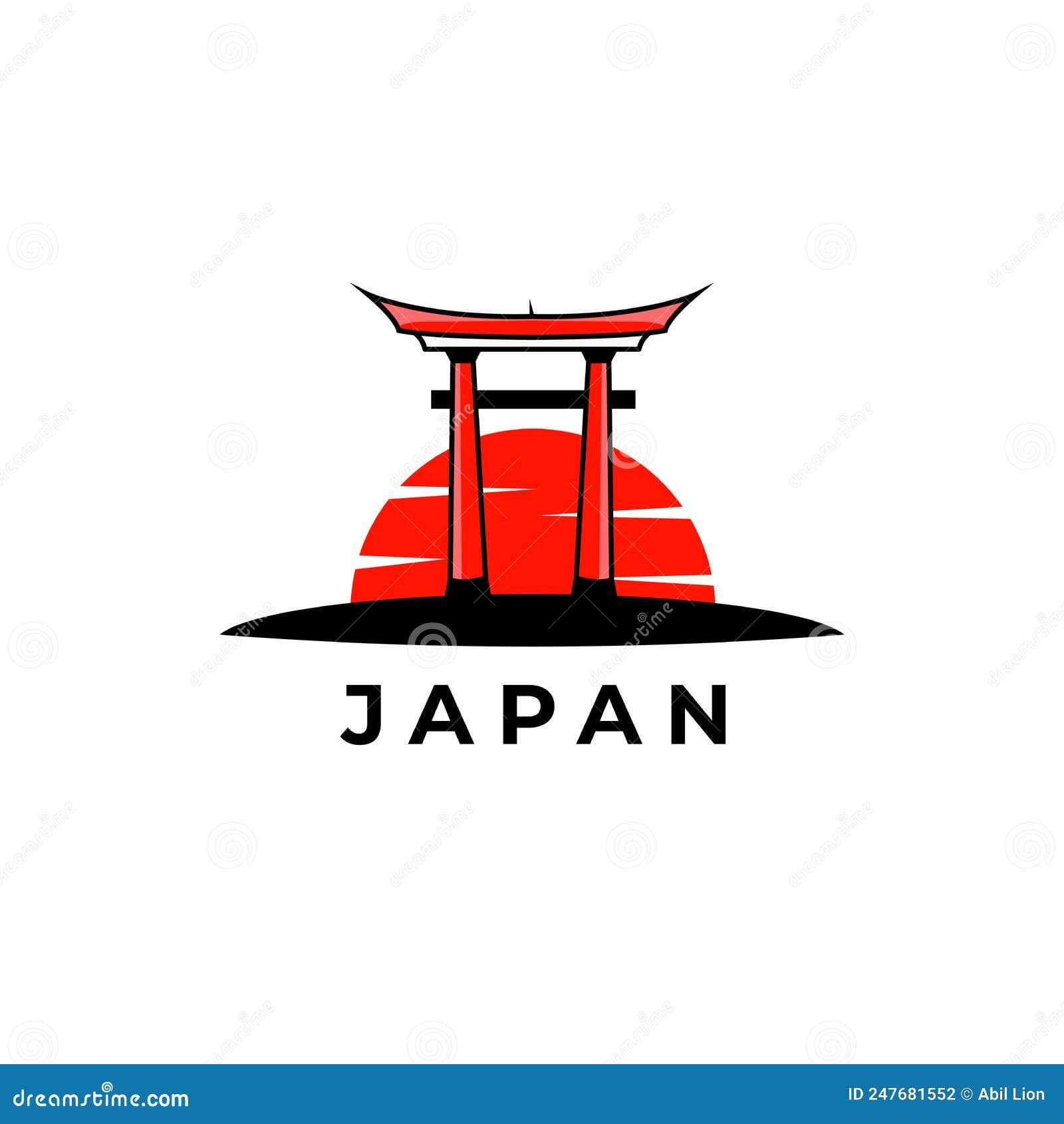 Japan Logo Vector Illustrations . Stock Vector - Illustration of living ...