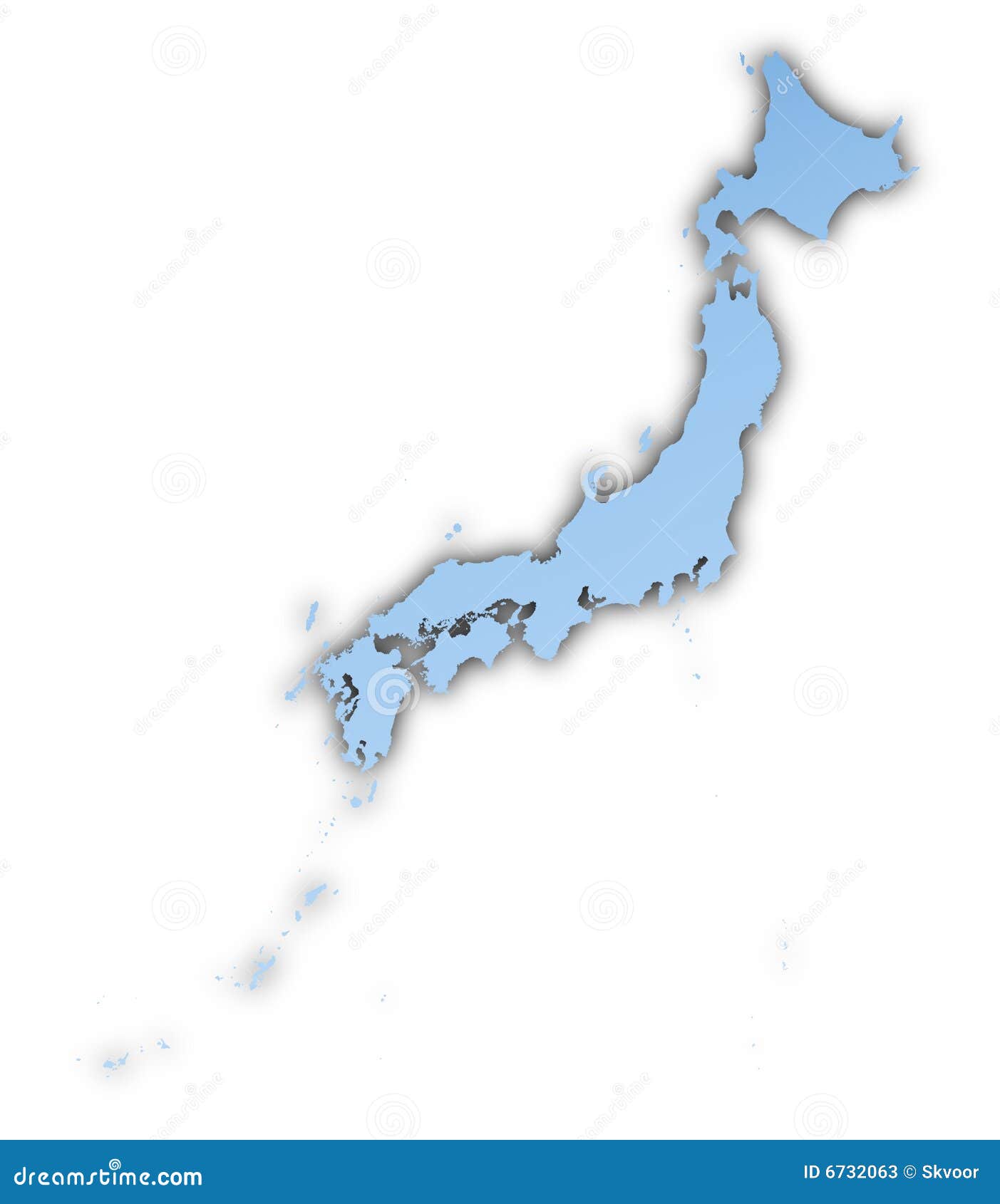 Japanese Map Outline