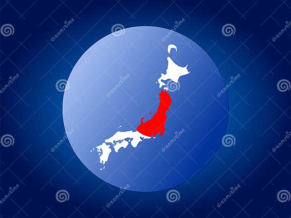 Japan map flag sphere stock vector. Illustration of nation - 2658186