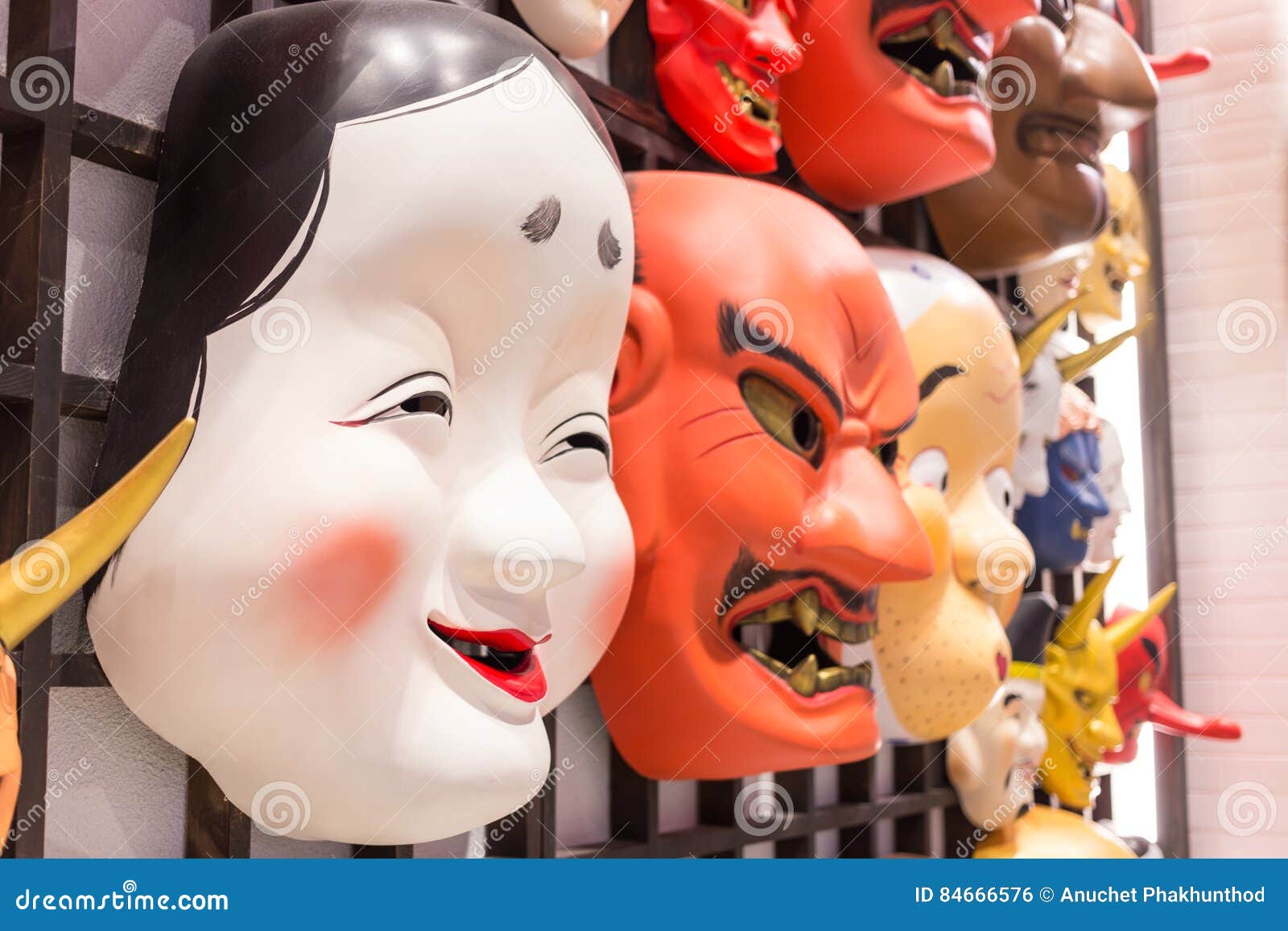 Japan mask culture. editorial photo. Image of famous - 84666576