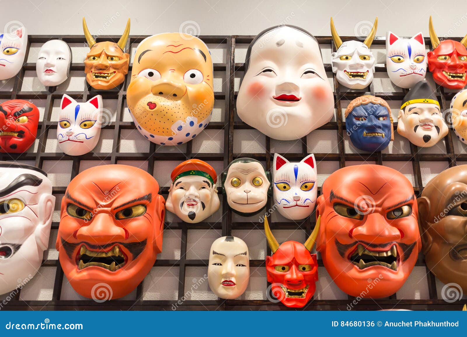 Japan Mask Culture. Editorial Image | CartoonDealer.com #84680136