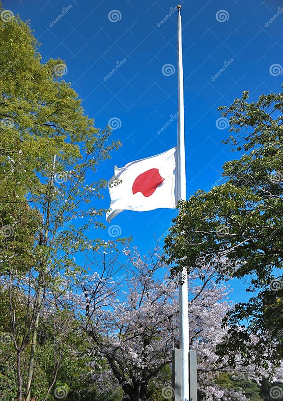 Japan in mourning editorial stock image. Image of tragedies - 19370769