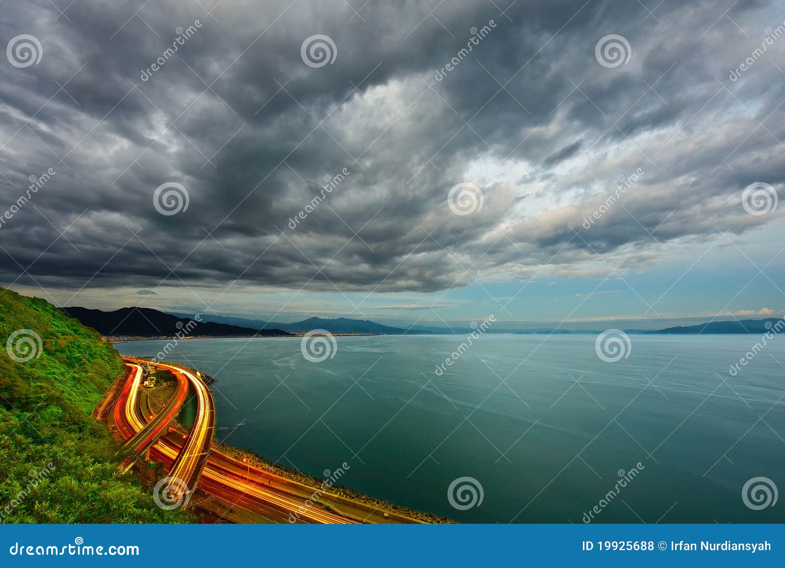 National Route 9 Highway Runs Through A Palm Forest And Grasses Of ...